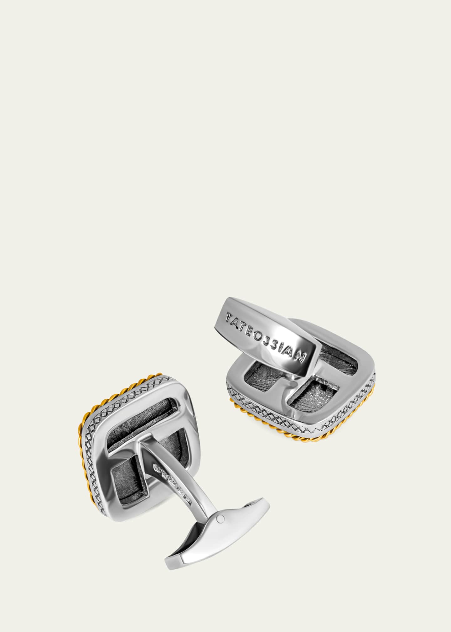Tateossian Men's Limited Edition Meteorite Square Cufflinks - Bergdorf ...