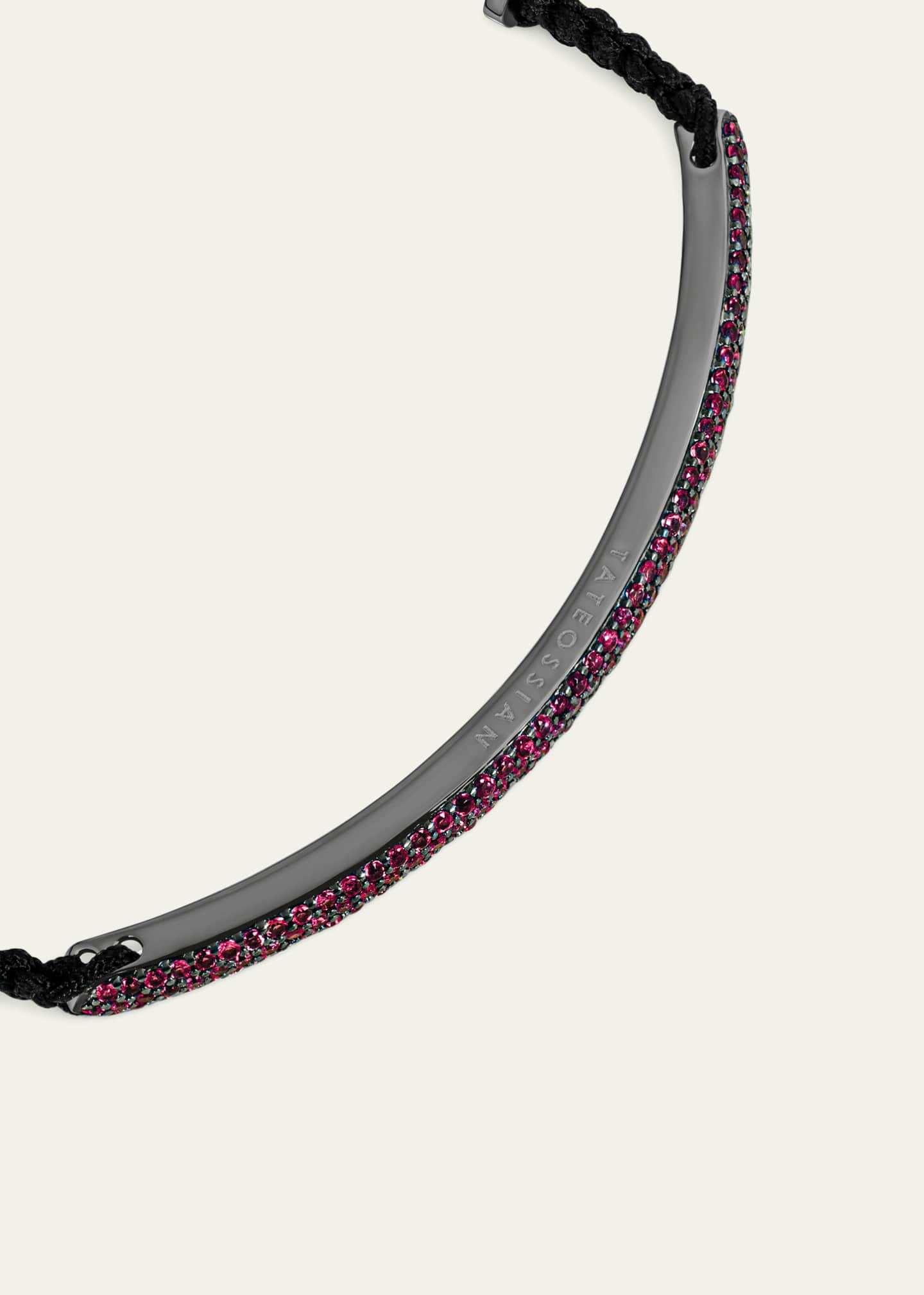 Tateossian Men's Windsor Macrame Pull Bracelet with Rubies - Bergdorf ...