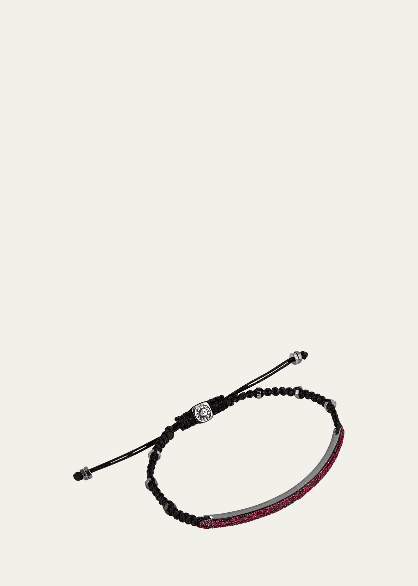Tateossian Men's Windsor Macrame Pull Bracelet with Rubies - Bergdorf ...