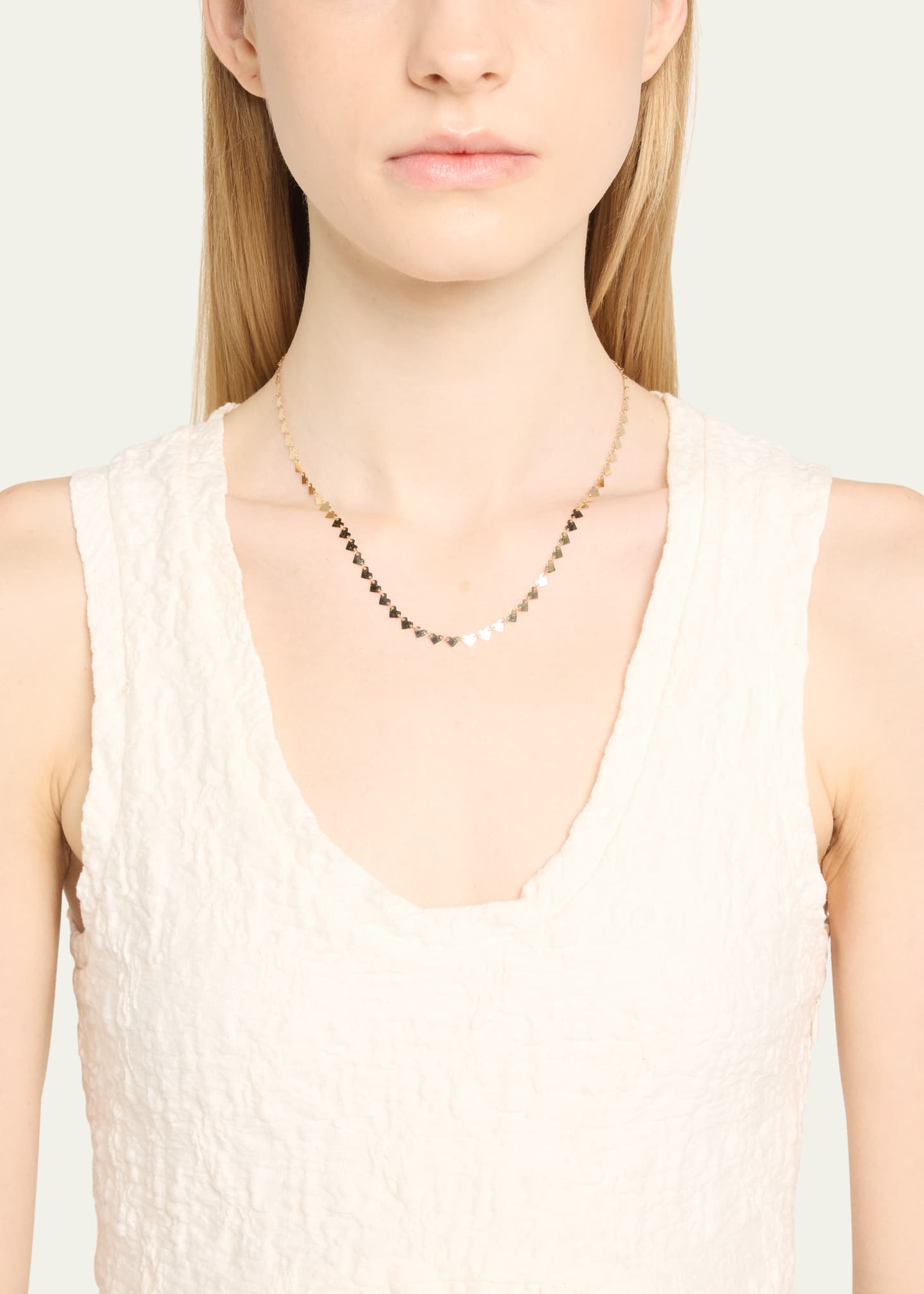 Lana 14K Gold Laser Heart Chain Necklace - Bergdorf Goodman