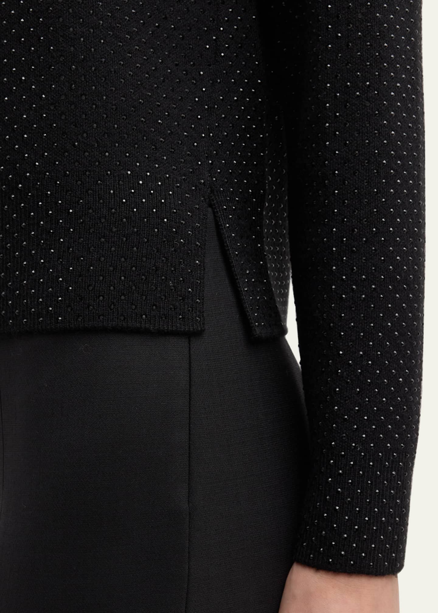 Kobi Halperin Scarlett Hooded Zip-Front Rhinestone Sweater - Bergdorf ...