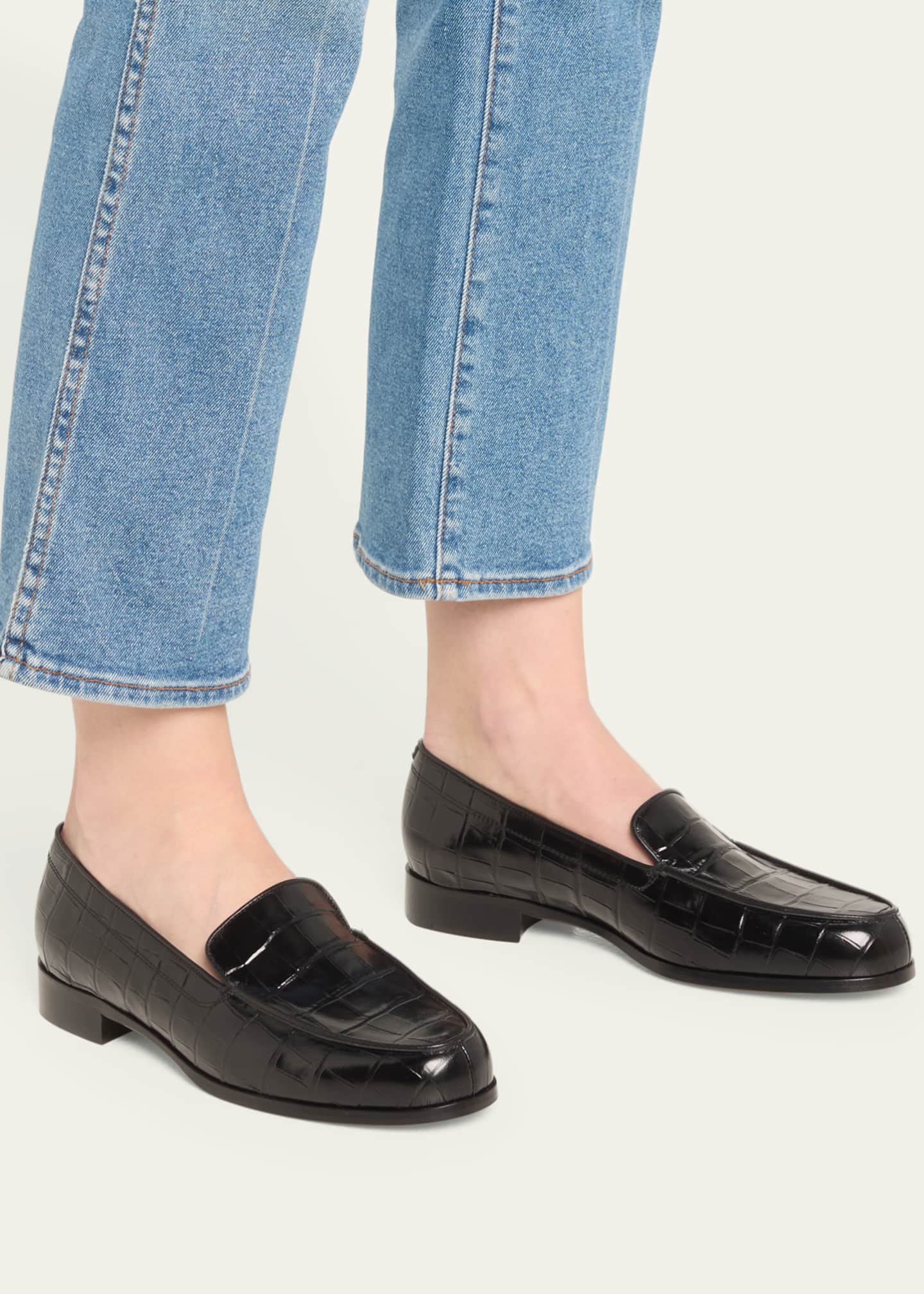 Emme Parsons Danielle Leather Easy Loafers - Bergdorf Goodman