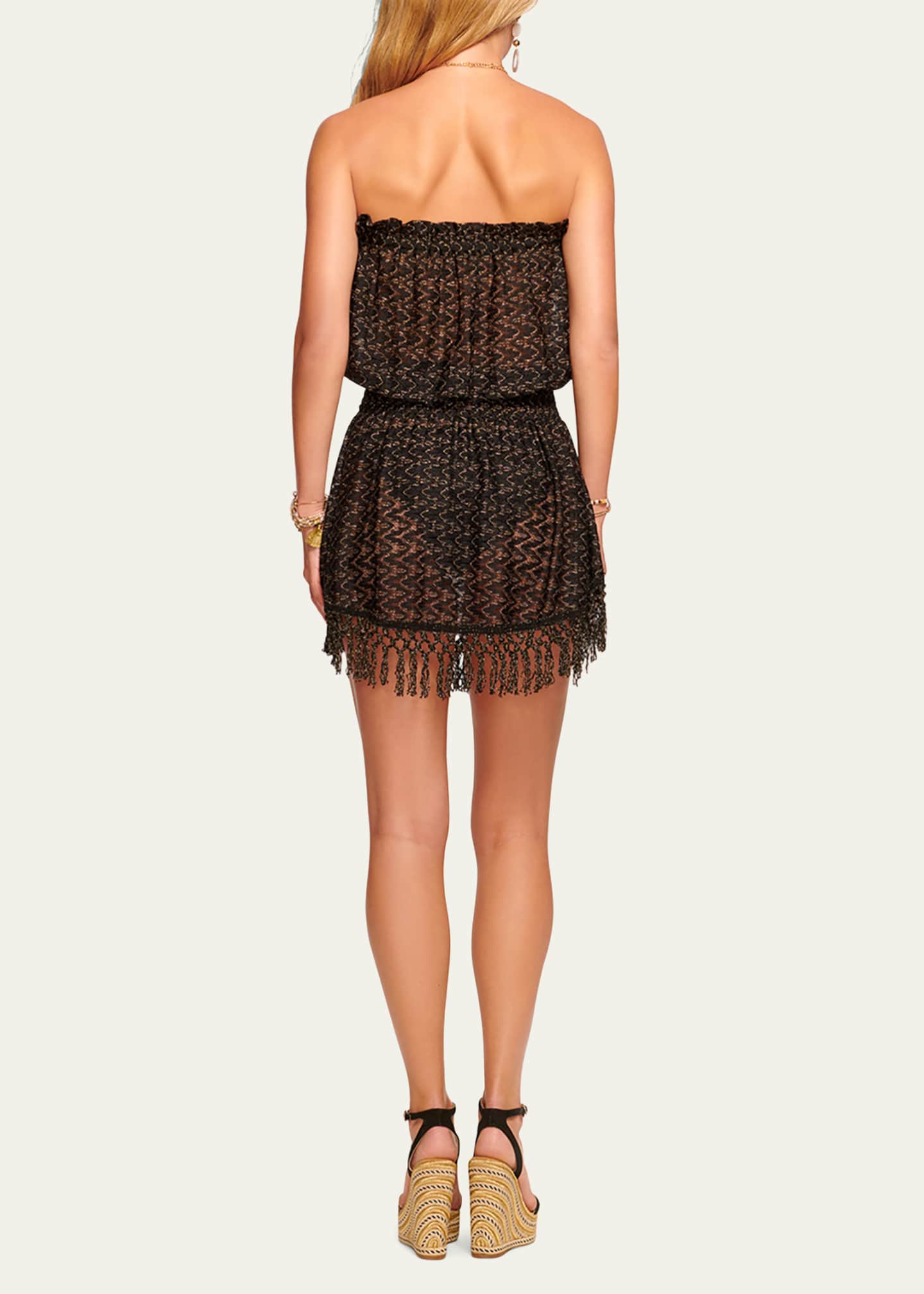 Ramy Brook Lauryn Strapless Crochet Mini Dress Bergdorf Goodman