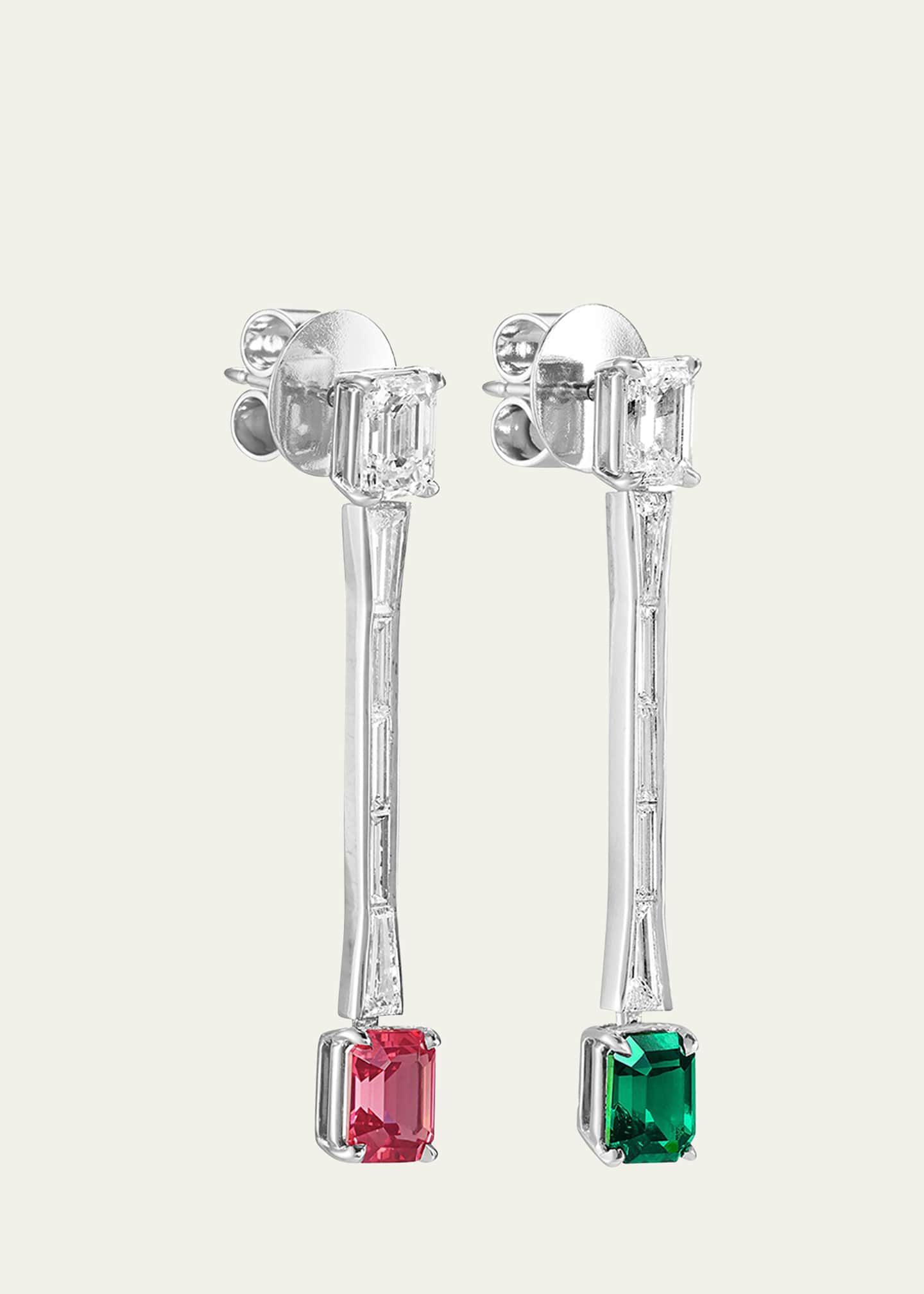 SONYA K. Mahenge Spinel and Tsavorite Reverse Pair Earrings - Bergdorf ...