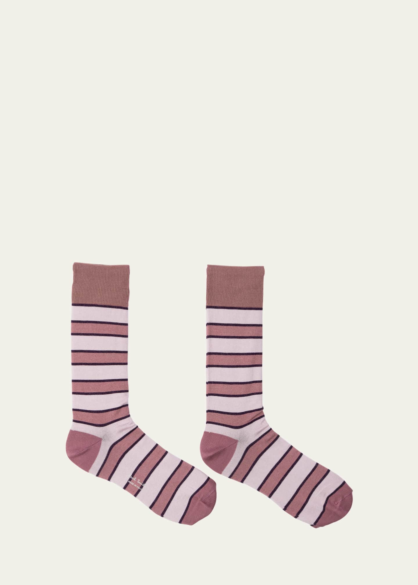 Paul Smith Men's Eric Stripe Crew Socks - Bergdorf Goodman