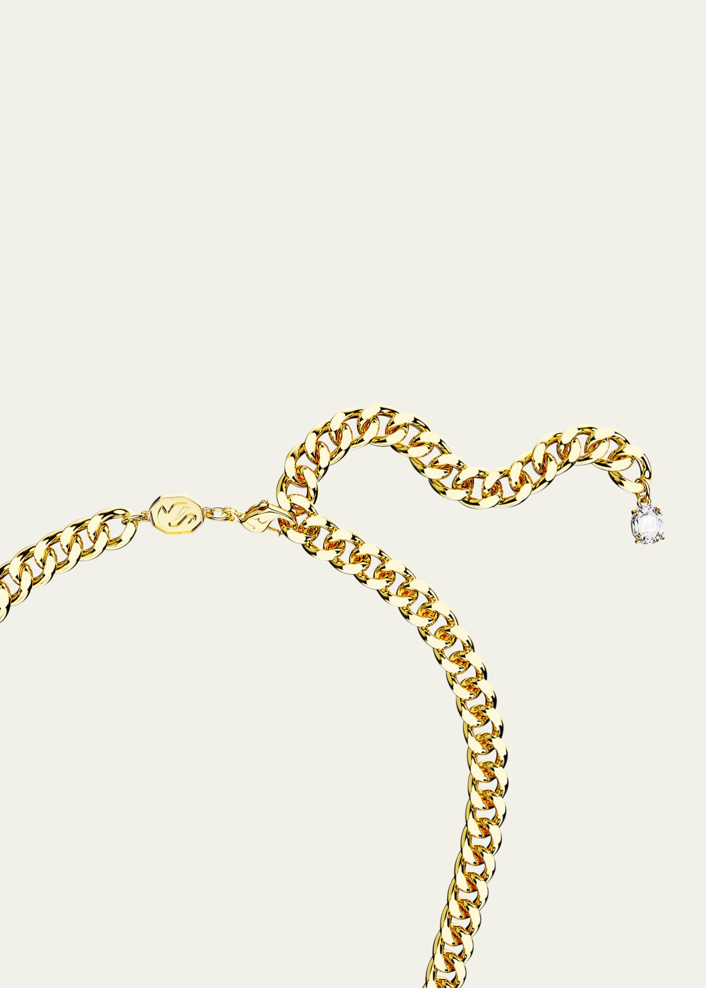 SWAROVSKI Millenia Octagon-Cut Crystal Pendant Chain Necklace ...