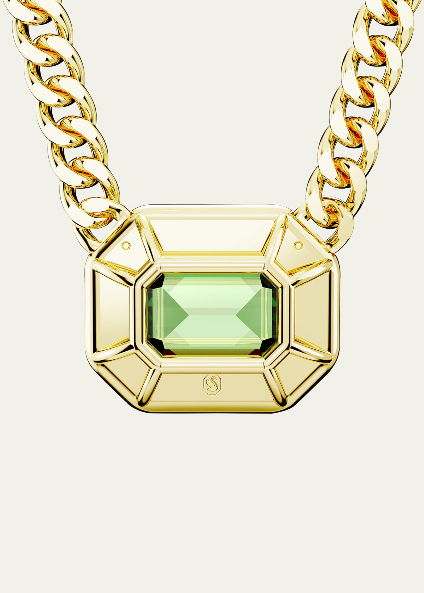 SWAROVSKI Millenia Octagon-Cut Crystal Pendant Chain Necklace ...