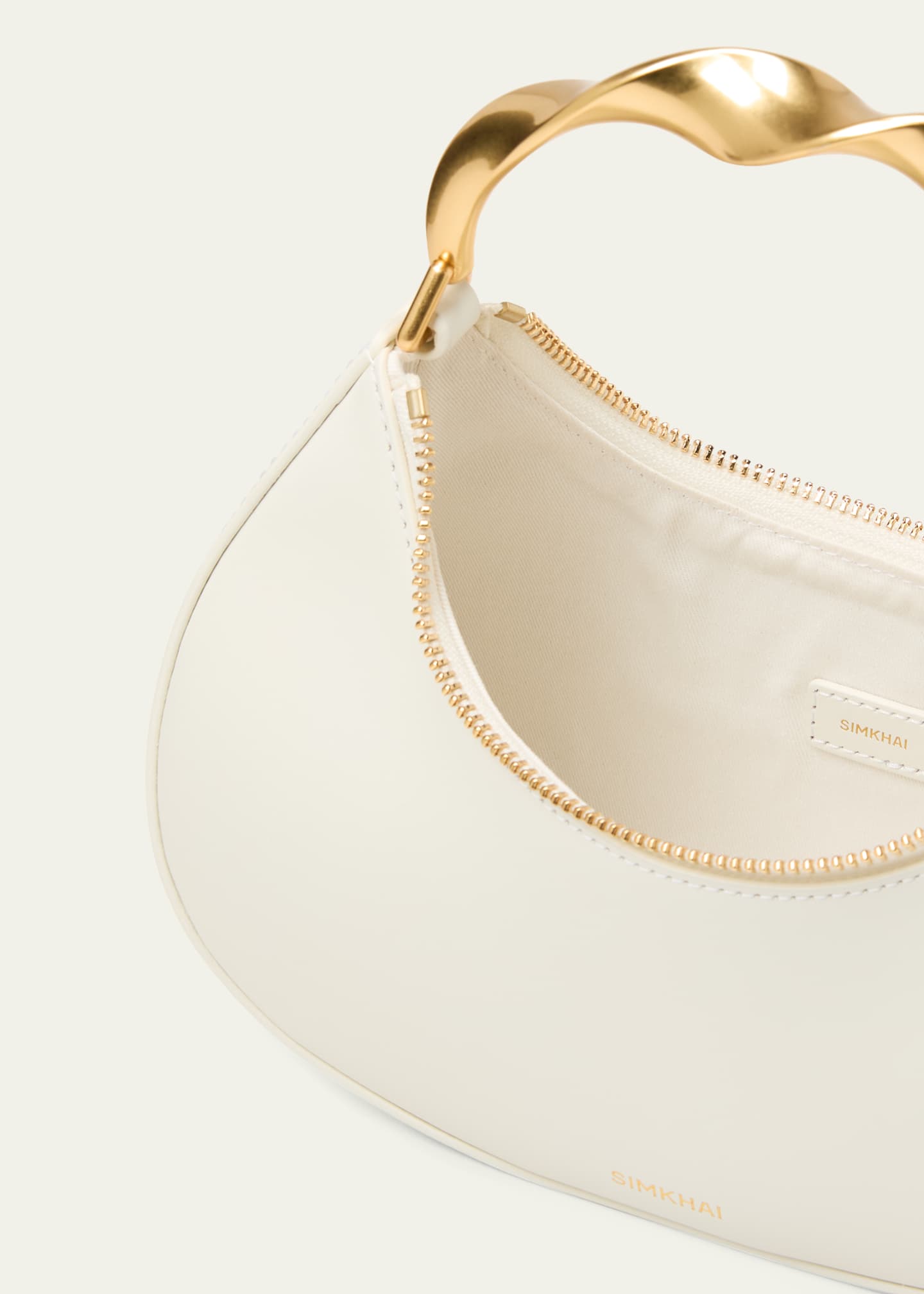 SIMKHAI Nixi Twist Leather Top-Handle Bag - Bergdorf Goodman