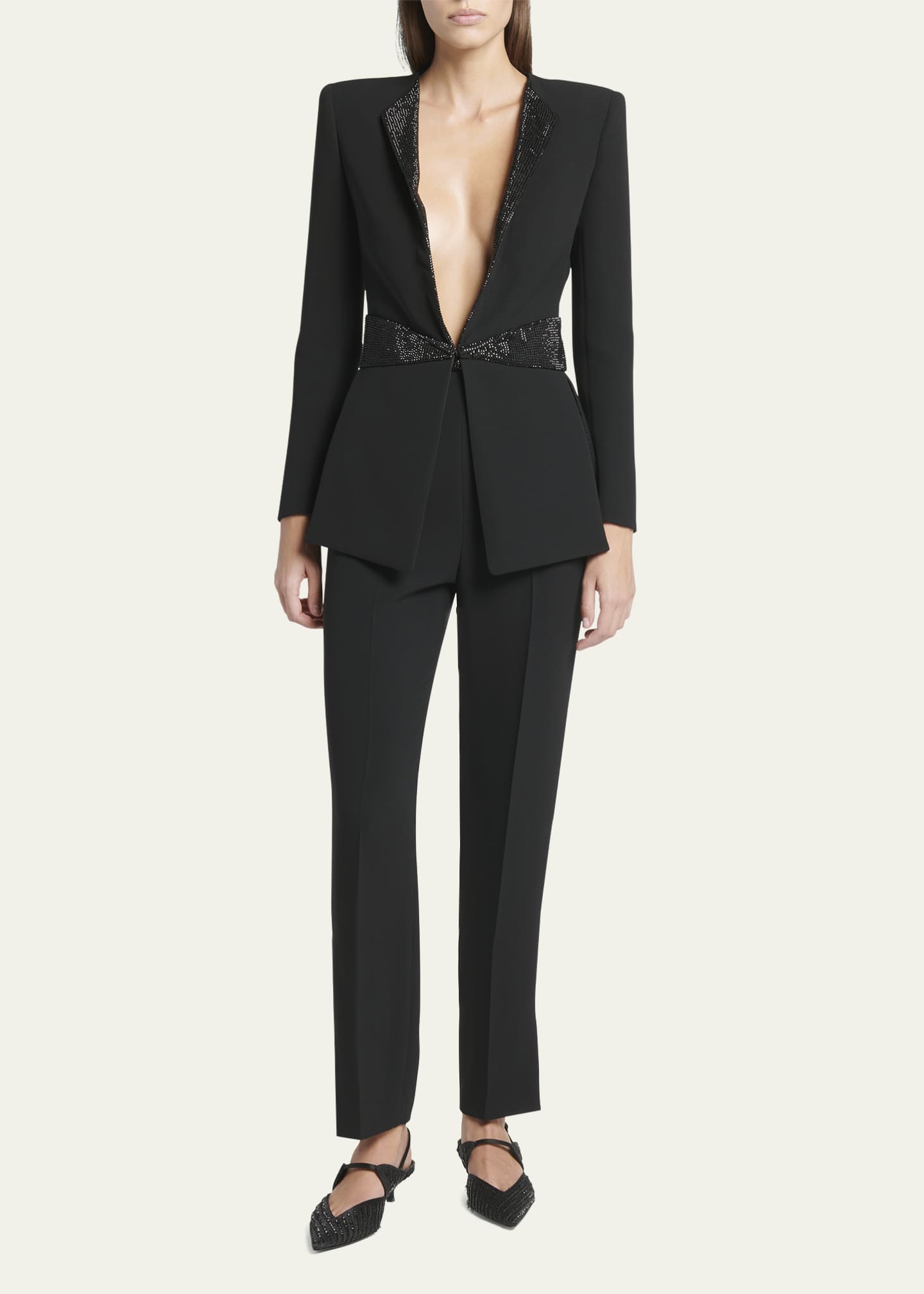 Giorgio Armani Embellished Tuxedo Jacket - Bergdorf Goodman