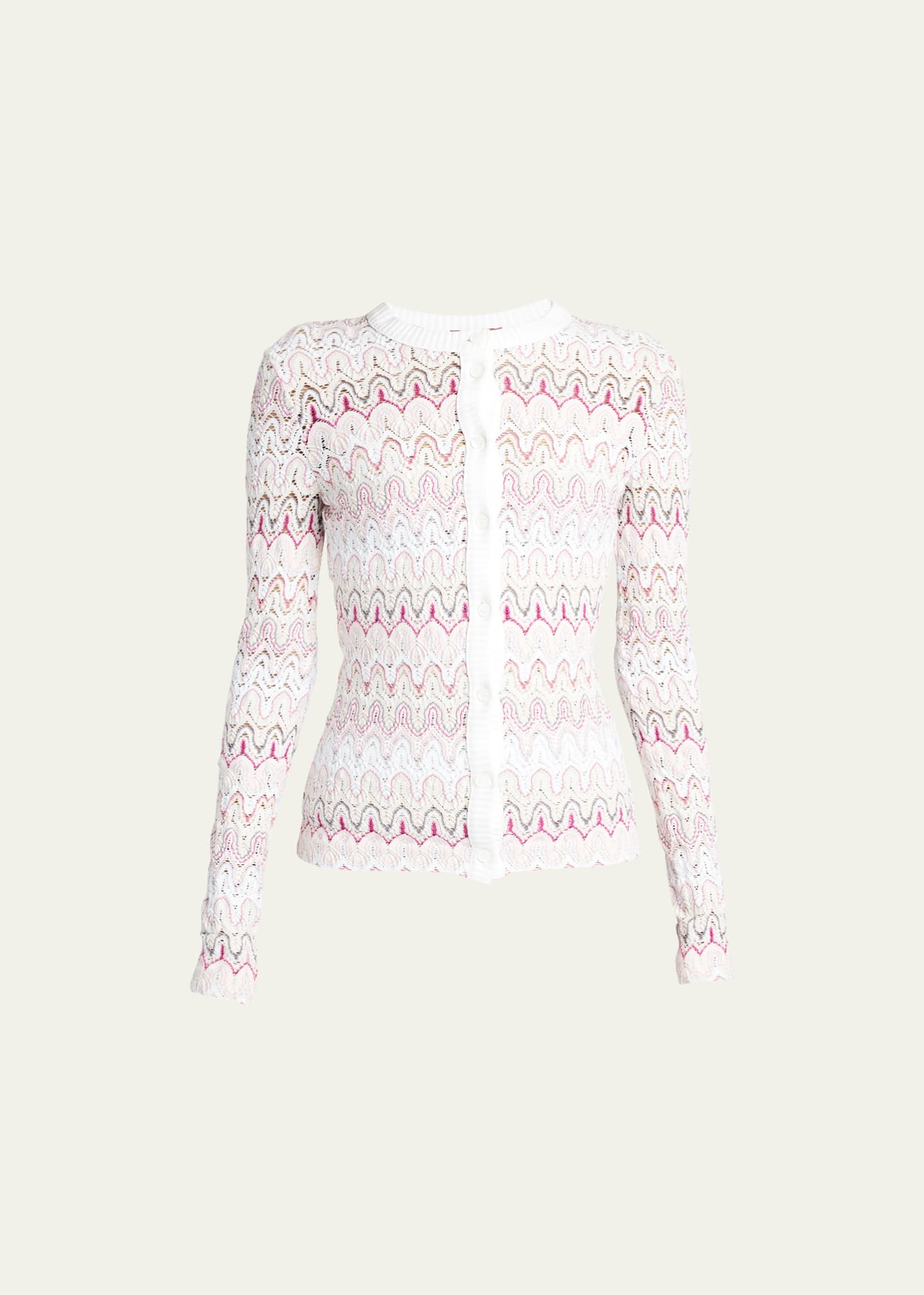 Missoni Flower Lace Raschel Button Front Cardigan Bergdorf Goodman