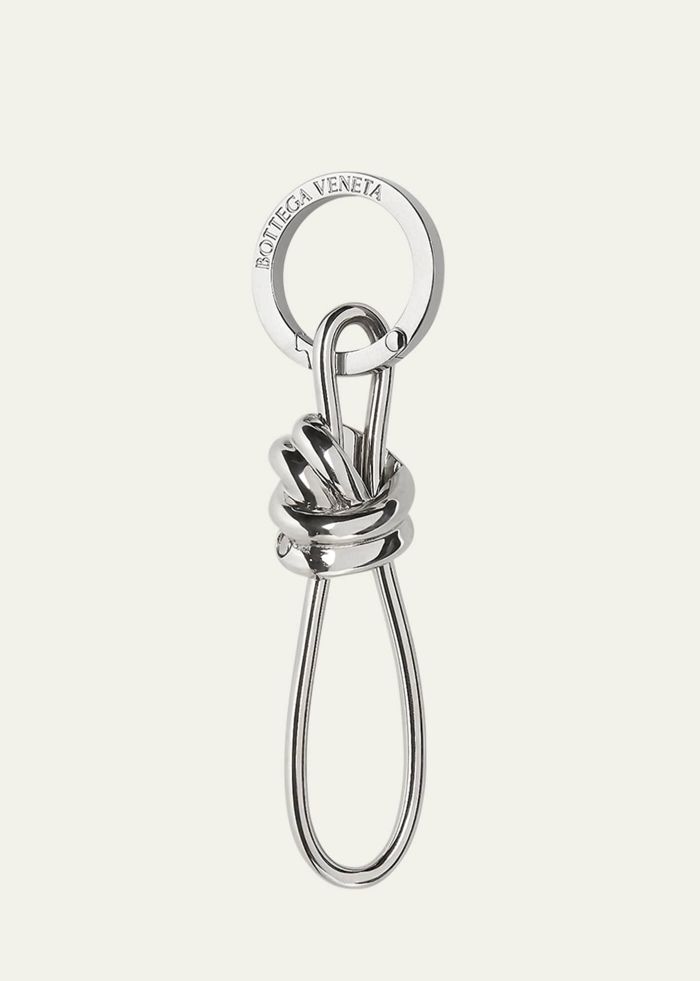Bottega Veneta Andiamo Knot Metal Key Ring - Bergdorf Goodman