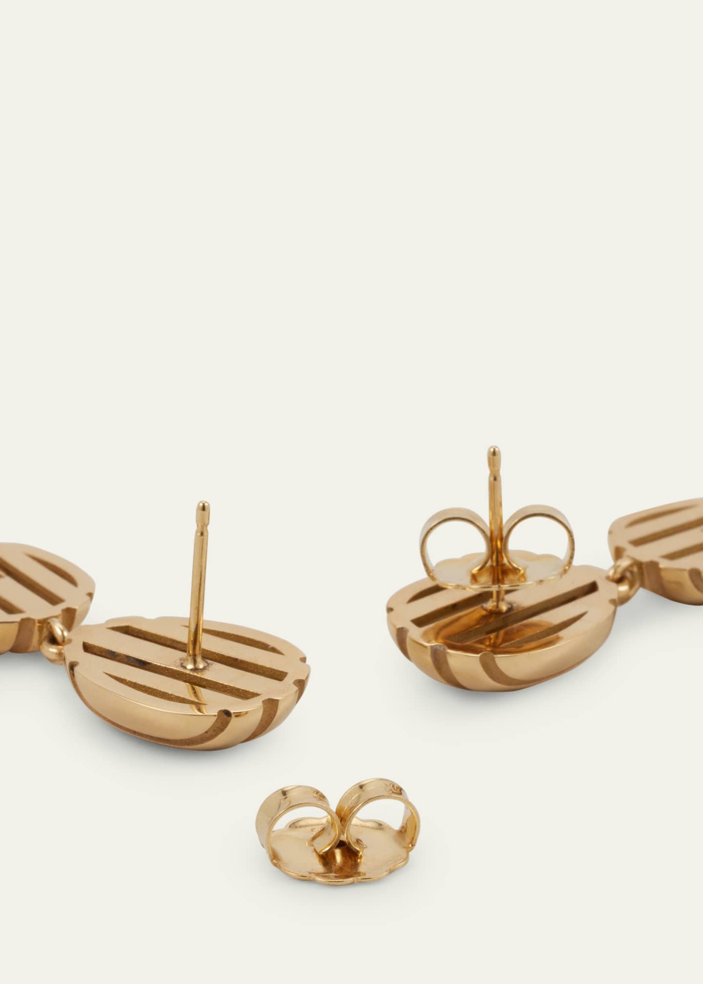 Pamela Zamore 18K Yellow Gold EOS Triple Egg Earrings - Bergdorf Goodman