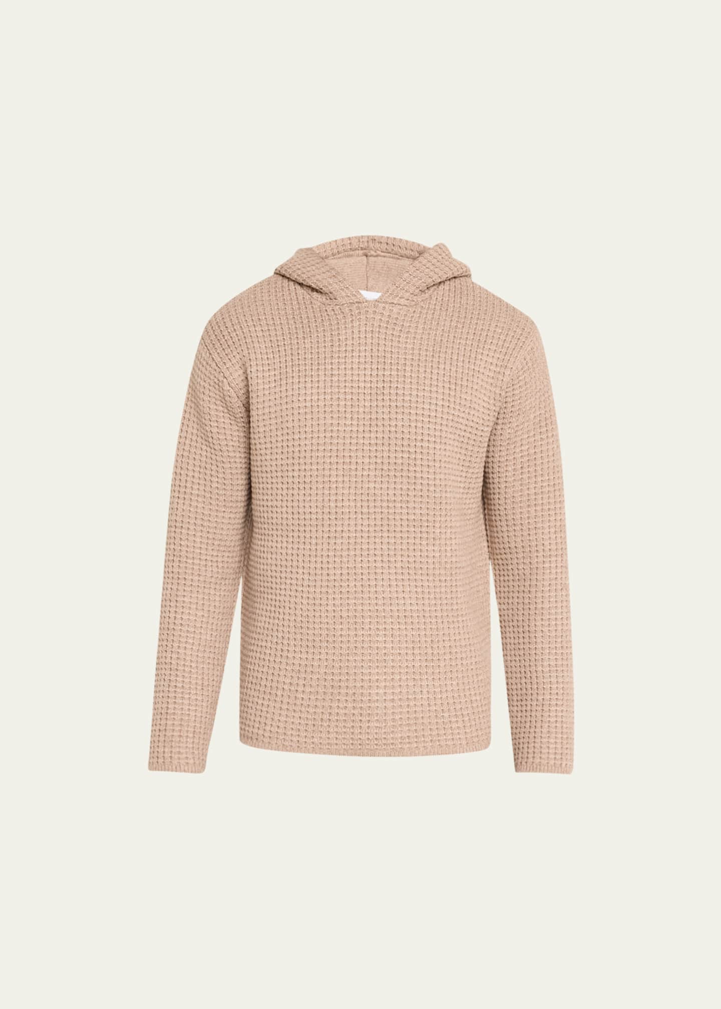 John Elliott Men's Waffle-Knit Wool Poncho - Bergdorf Goodman