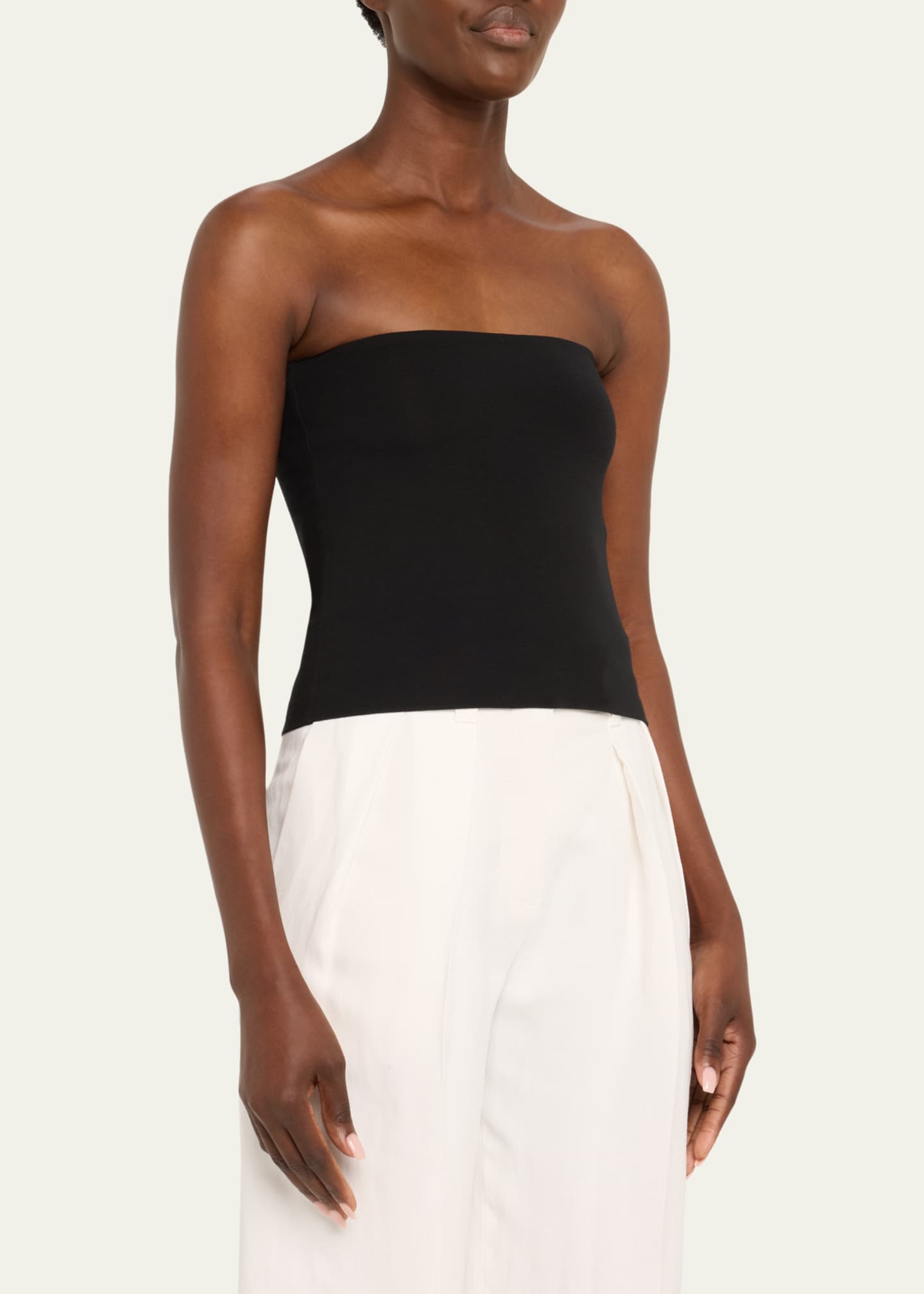 Brunello Cucinelli Cropped Tube Top - Bergdorf Goodman