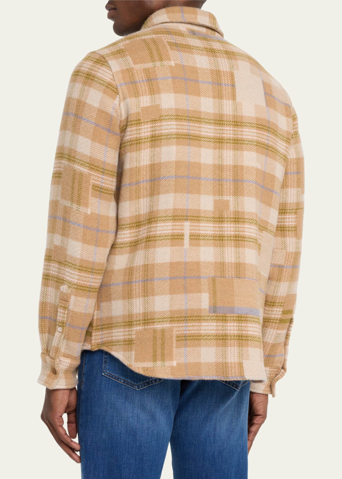 God's True Cashmere x Nick Fouquet Men's Patchwork Tartan Cashmere ...