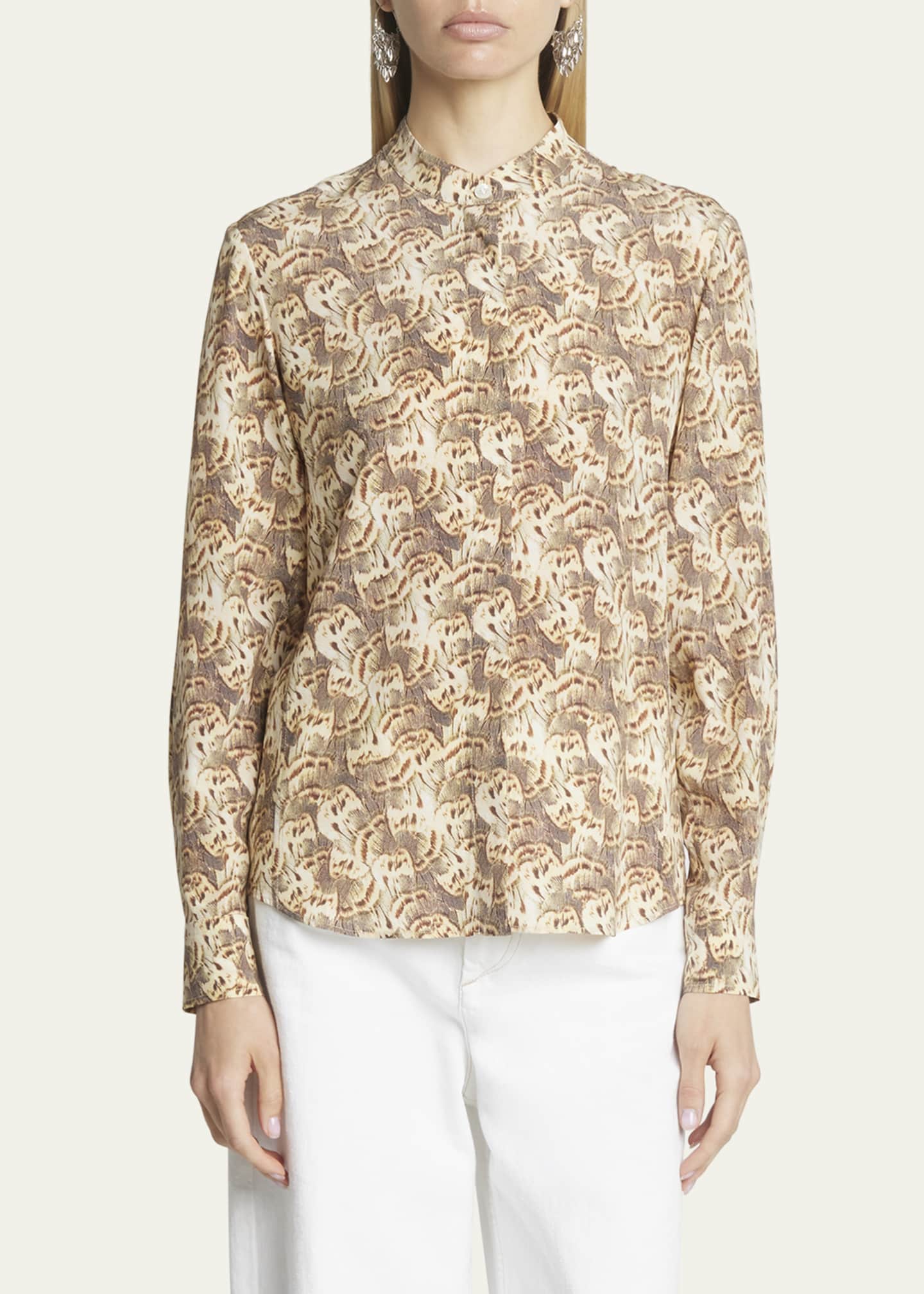 Isabel Marant Ilda High-Neck Blouse - Bergdorf Goodman