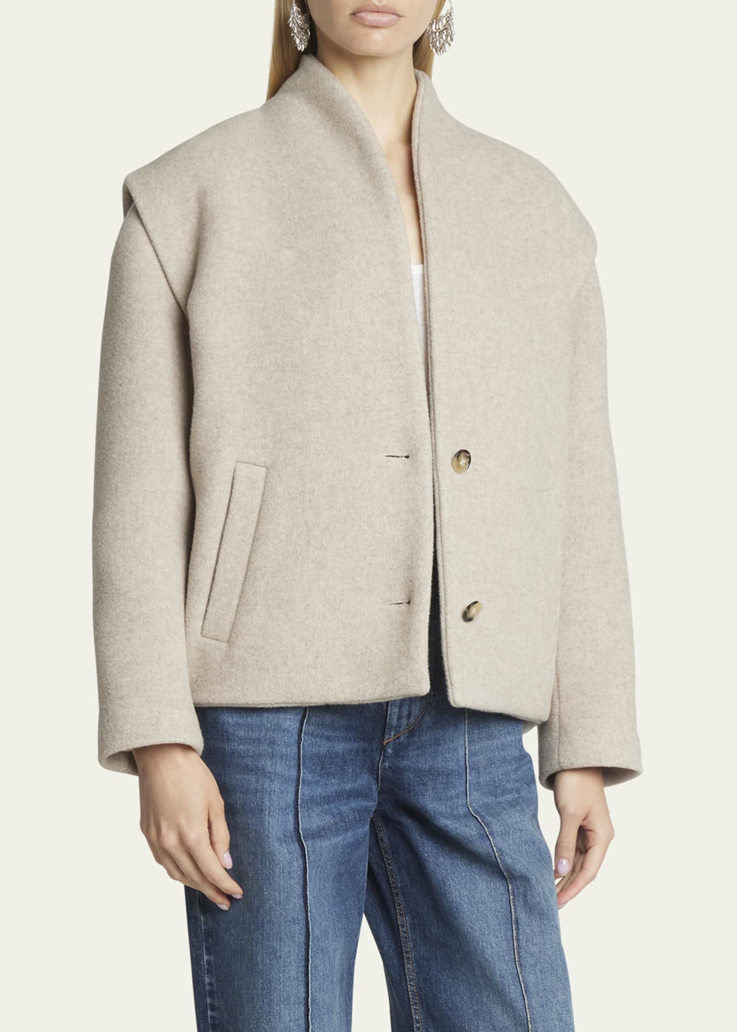 Isabel Marant Drogo Collarless Jacket - Bergdorf Goodman