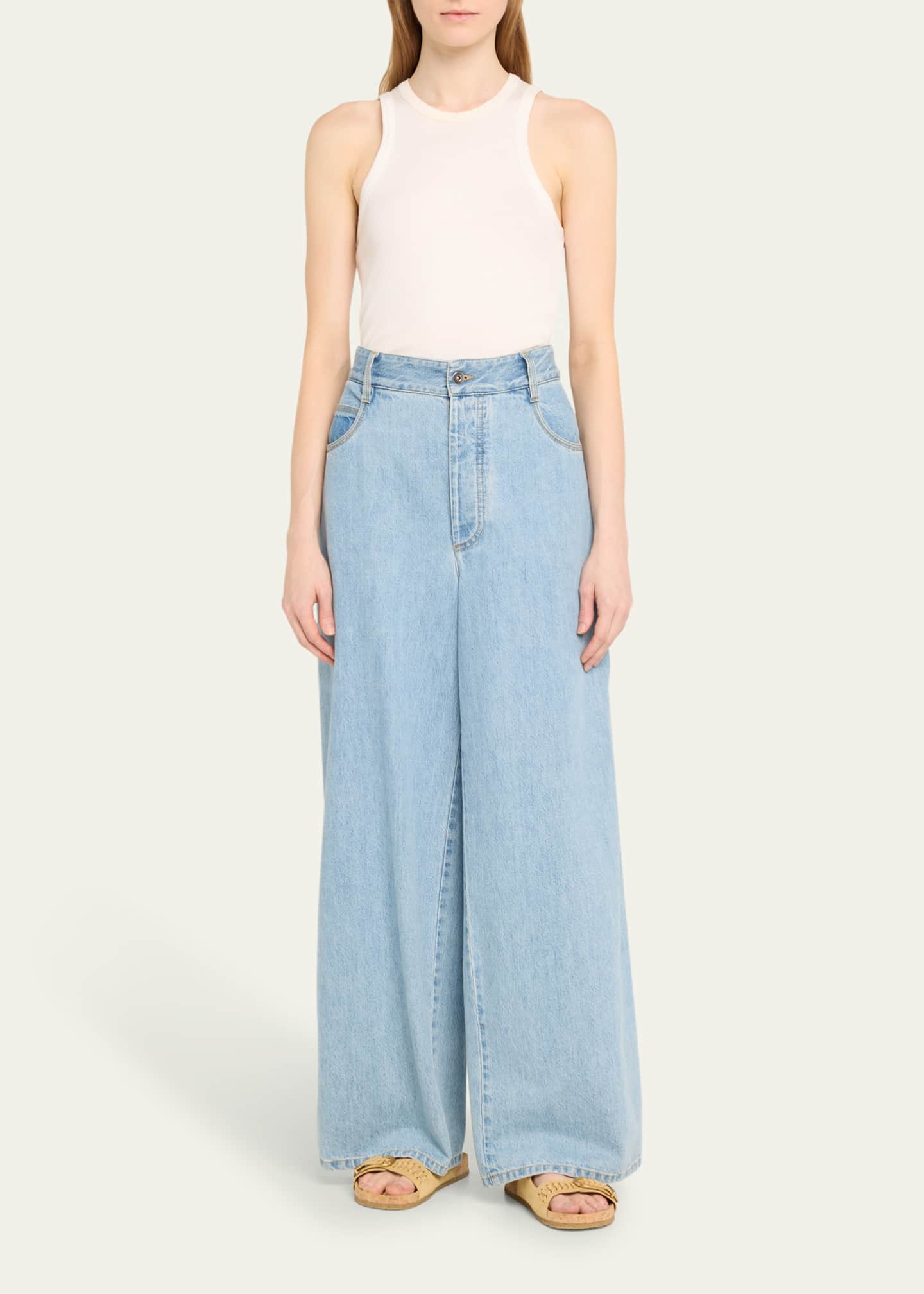 Veronica Beard Paige Woven Suede Dual-Buckle Slide Sandals - Bergdorf ...