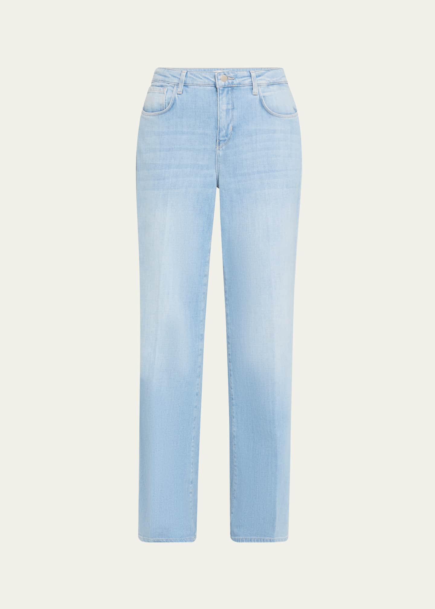L'Agence Alicent High-Rise Sneaker Jeans - Bergdorf Goodman