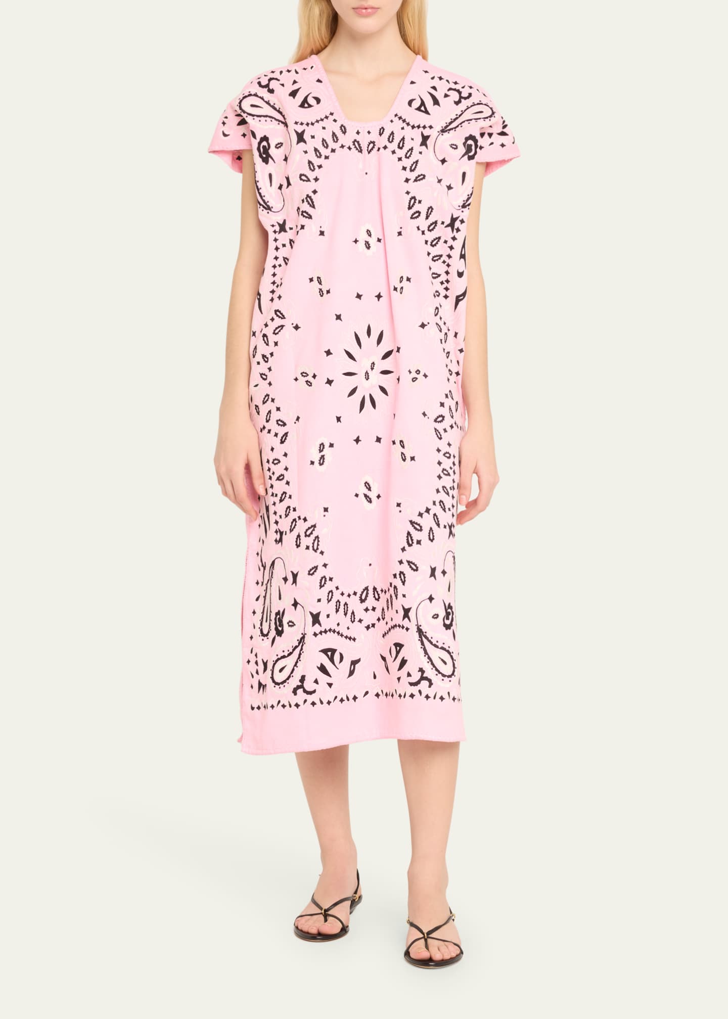 Pippa Holt Single-Panel Bandana Midi Kaftan - Bergdorf Goodman