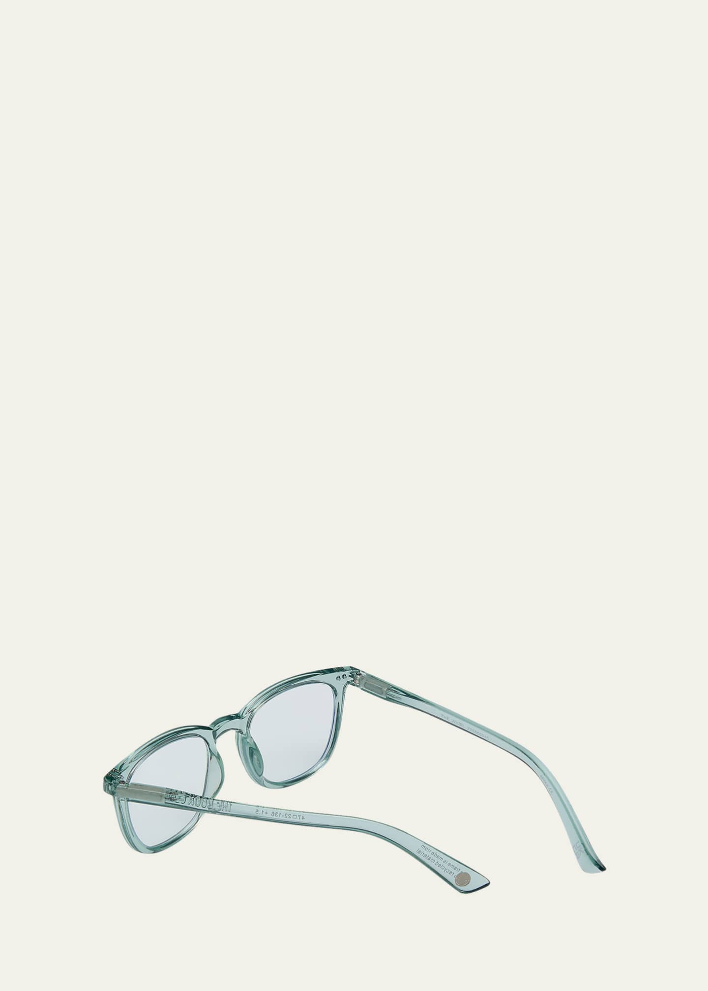 The Book Club The Whirl Acetate Square Reading Glasses - Bergdorf Goodman