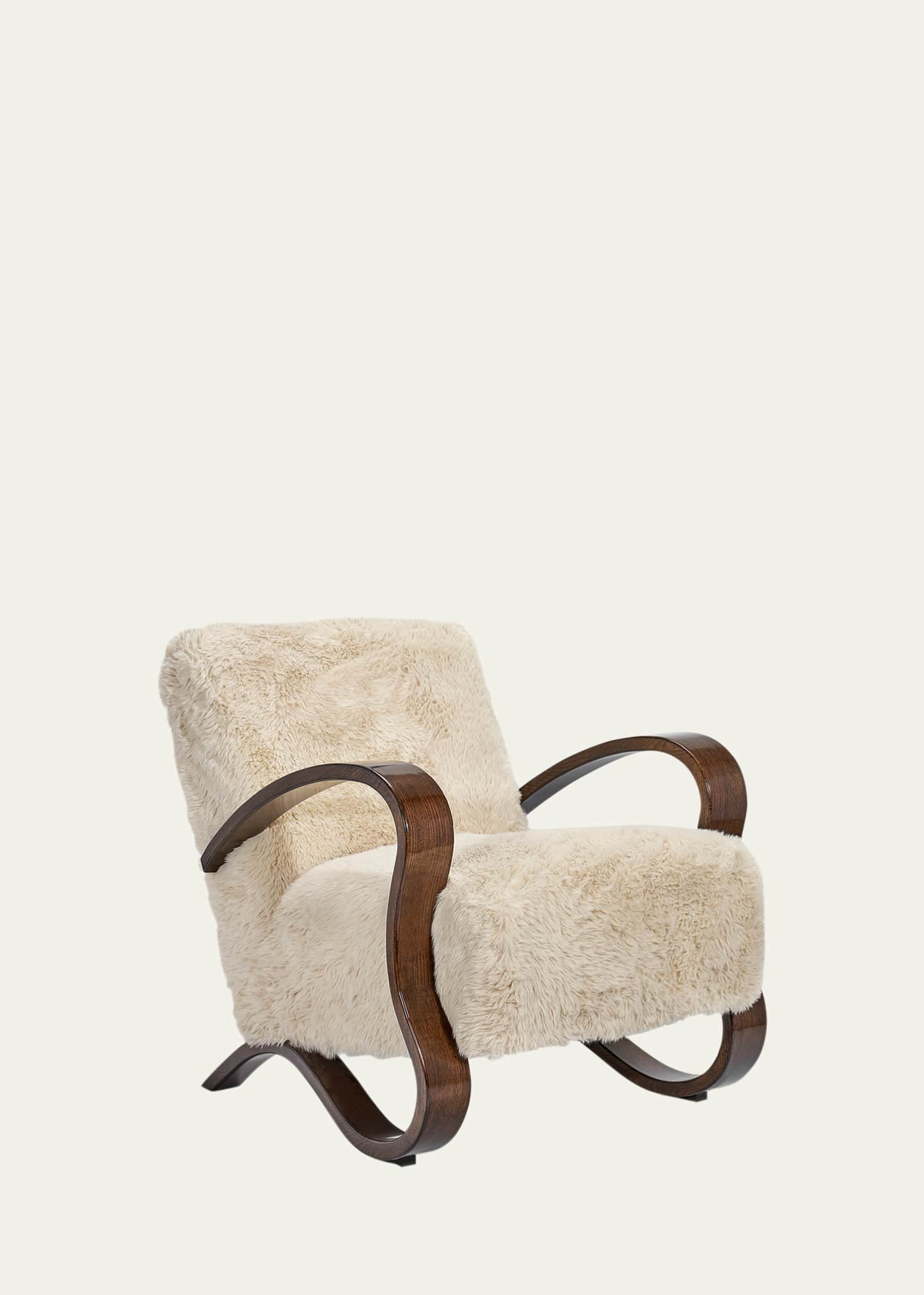 Interlude Home Milan Faux Fur Lounge Chair - Bergdorf Goodman