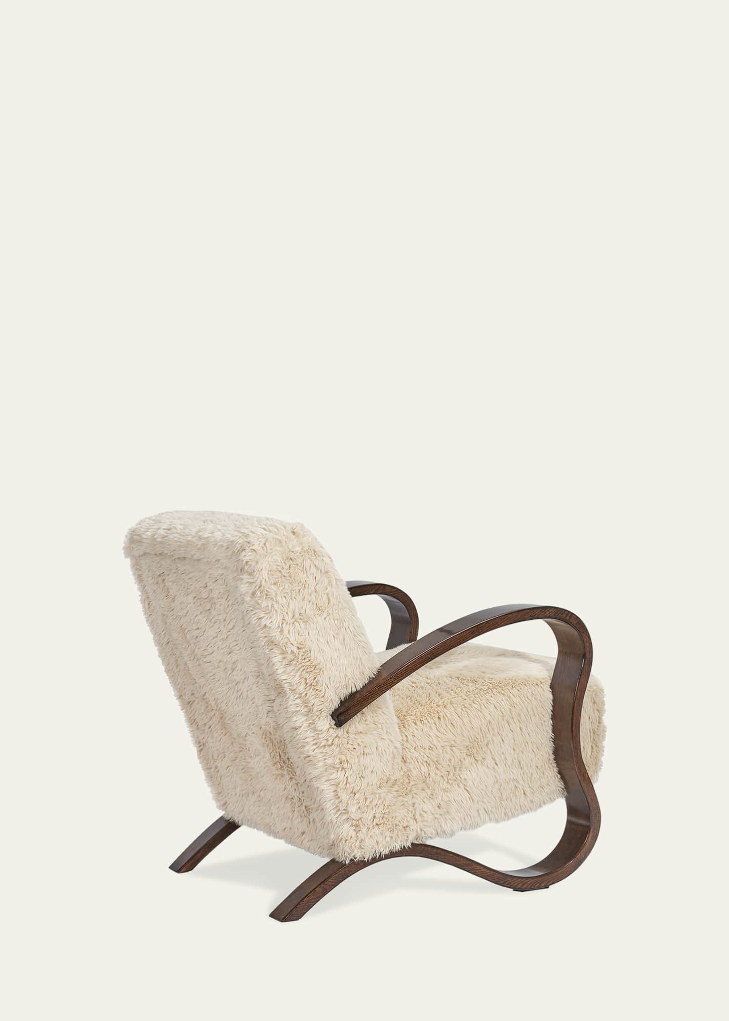 Interlude Home Milan Faux Fur Lounge Chair - Bergdorf Goodman
