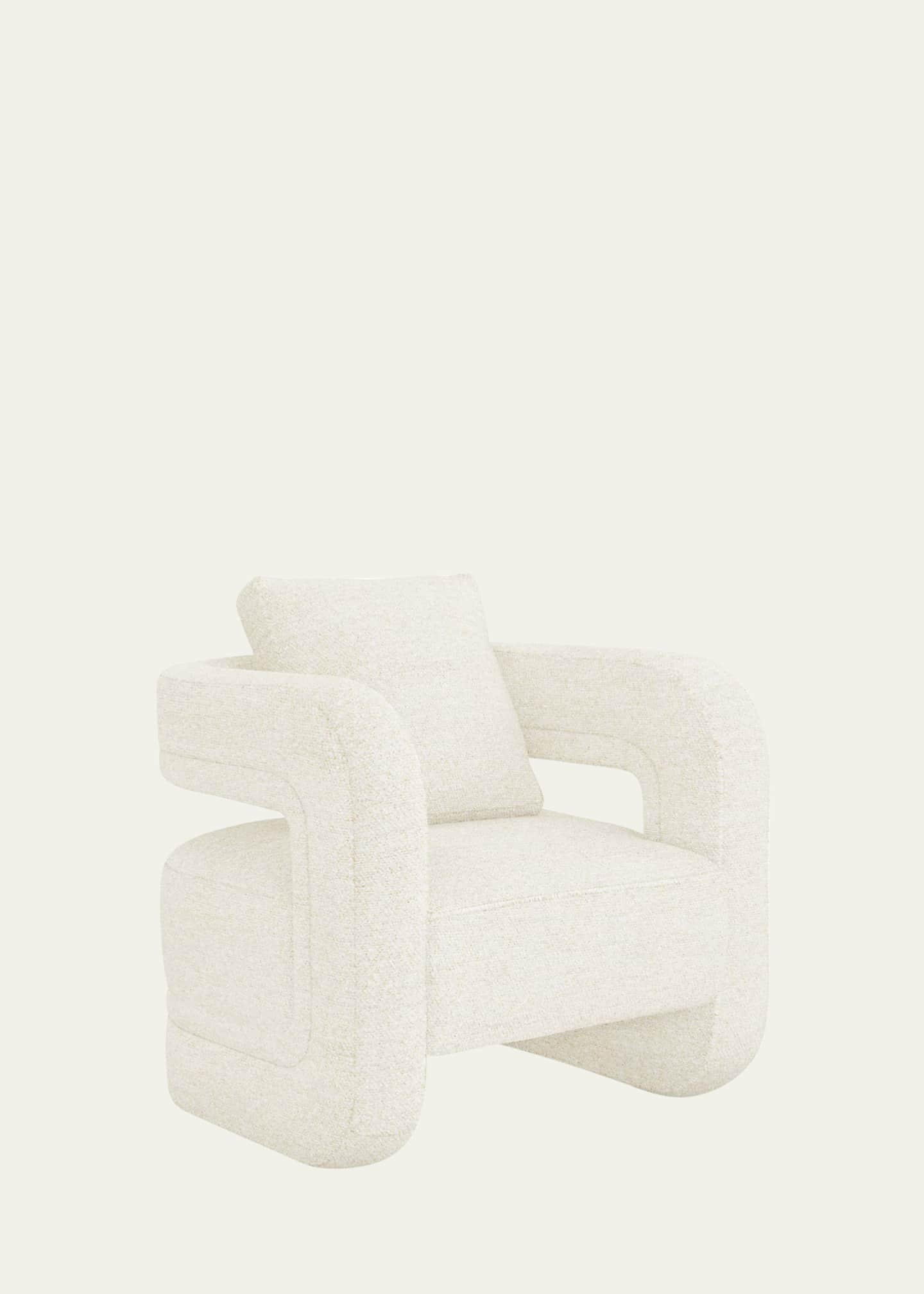 Interlude Home Scillia Boucle Chair - Bergdorf Goodman