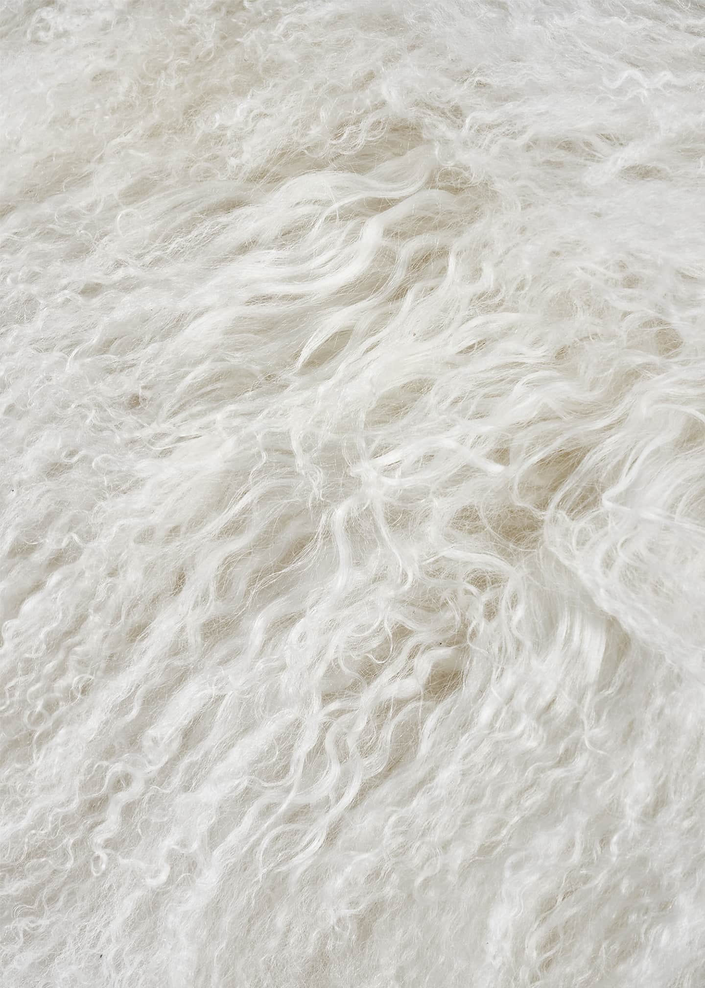 Interlude Home Amal Sheepskin Ottoman - Bergdorf Goodman