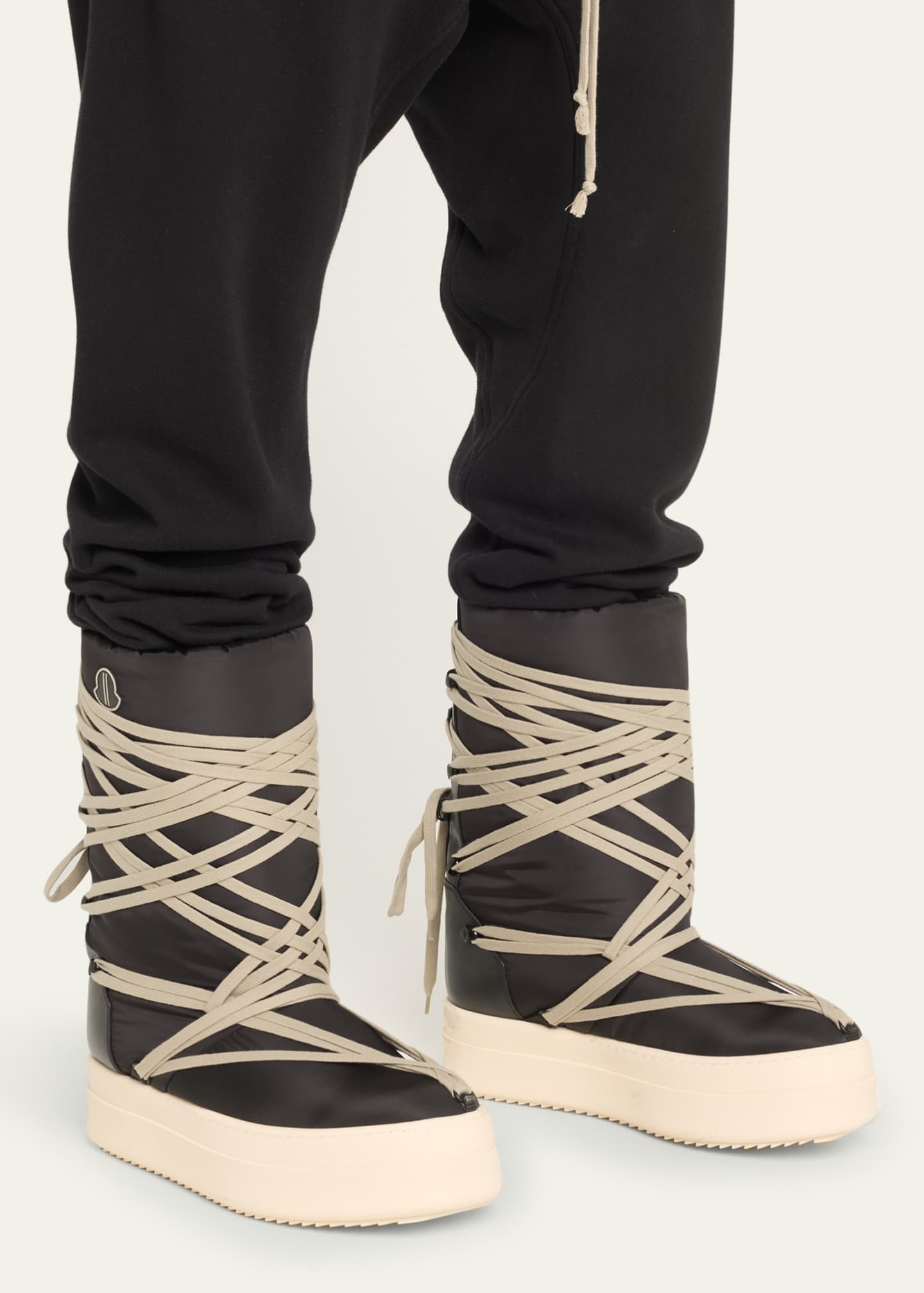 Rick Owens x Moncler Bigrocks Padded Nylon Mid-Calf Boots - Bergdorf ...