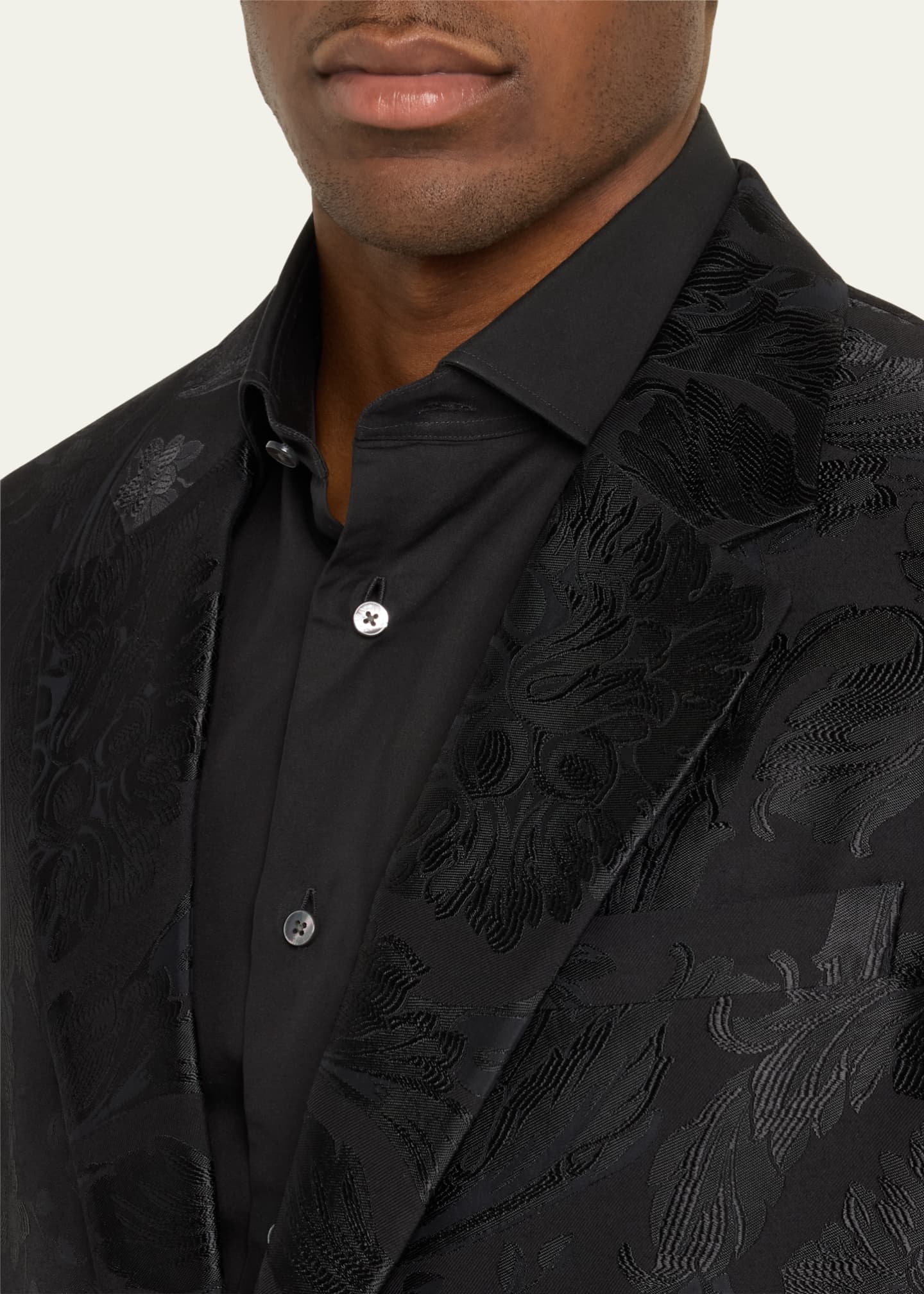 Versace Men's Barocco Jacquard Tuxedo Jacket - Bergdorf Goodman