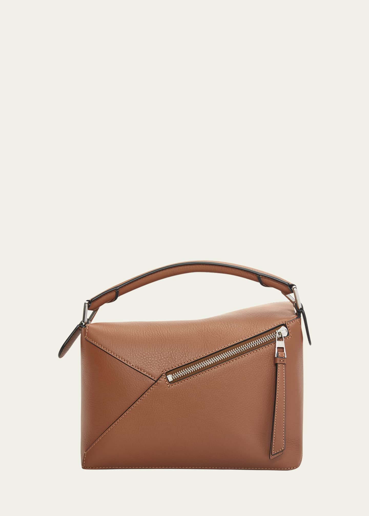 Loewe Puzzle Edge Small Top-Handle Bag in Leather - Bergdorf Goodman