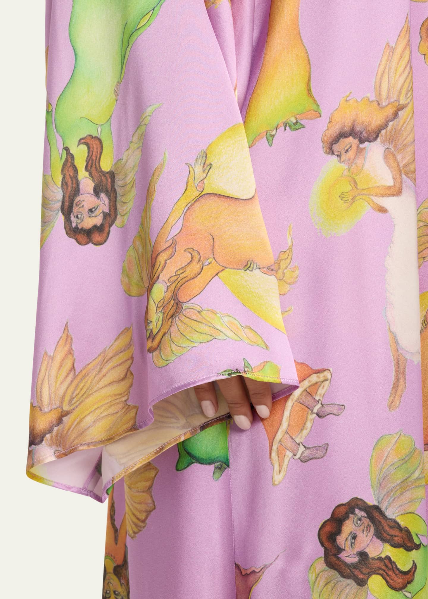 Rodarte Fairy Printed Silk Tunic Dress - Bergdorf Goodman