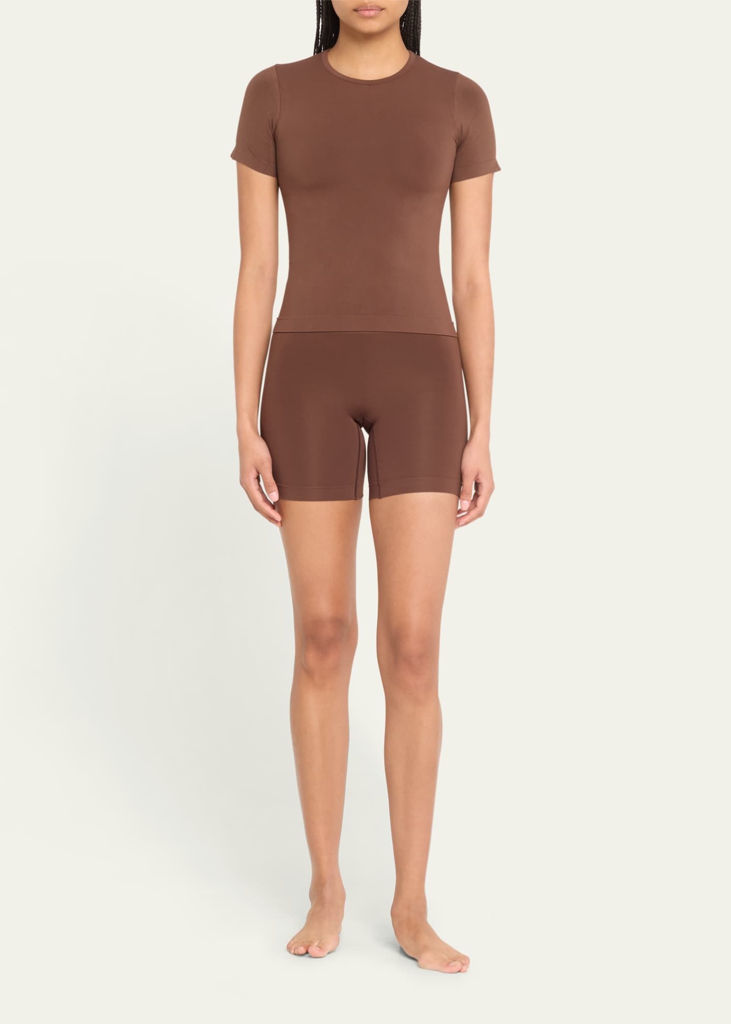 SKIMS Soft Smoothing Seamless Short-Sleeve T-Shirt - Bergdorf Goodman