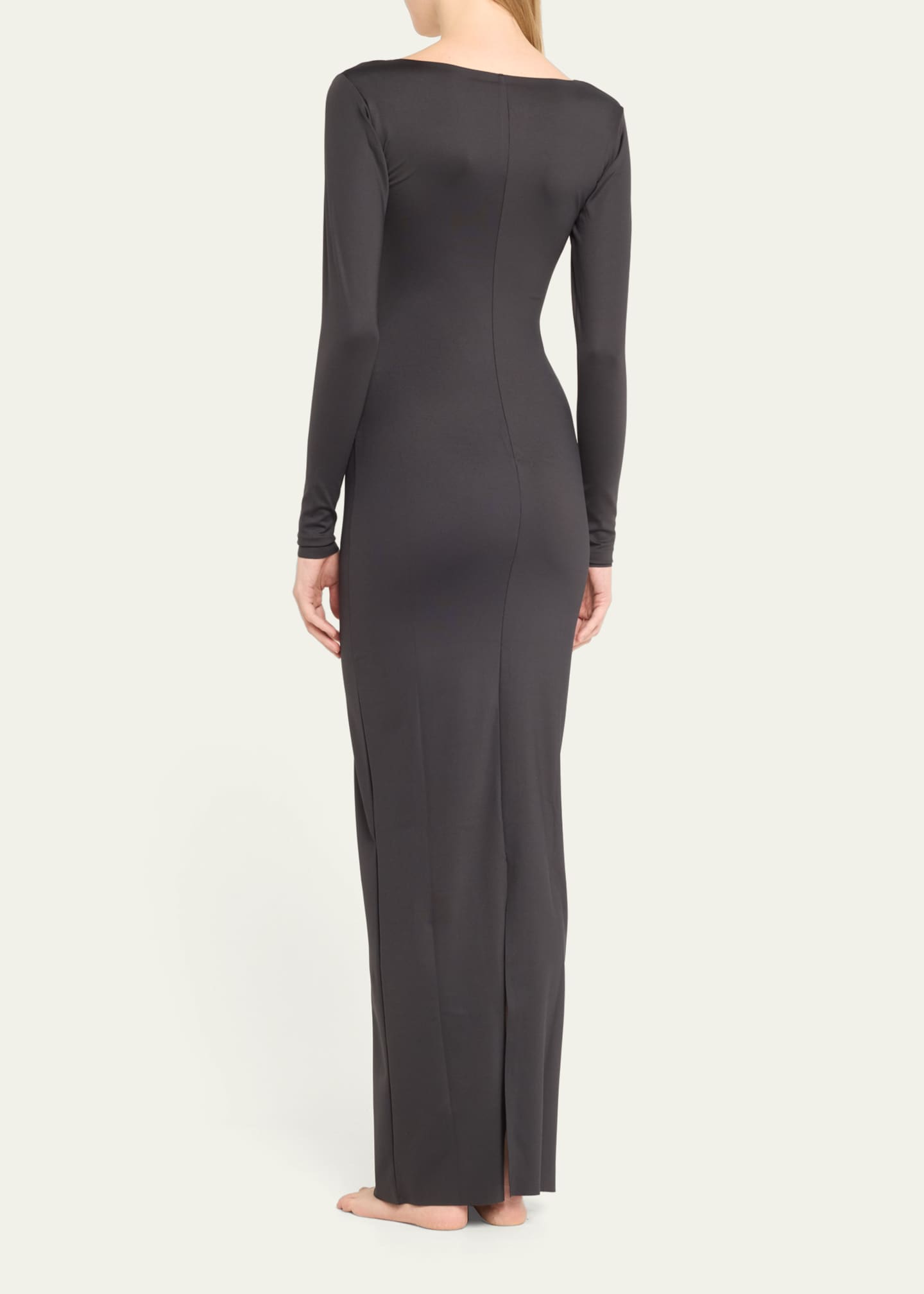 SKIMS SKIMS Body Shaping Long-Sleeve Maxi Slip Dress - Bergdorf Goodman