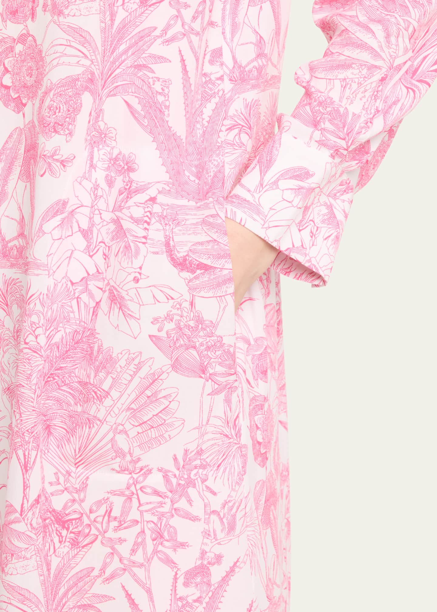 Melissa Odabash Layla Long-Sleeve Coverup Shirtdress - Bergdorf Goodman