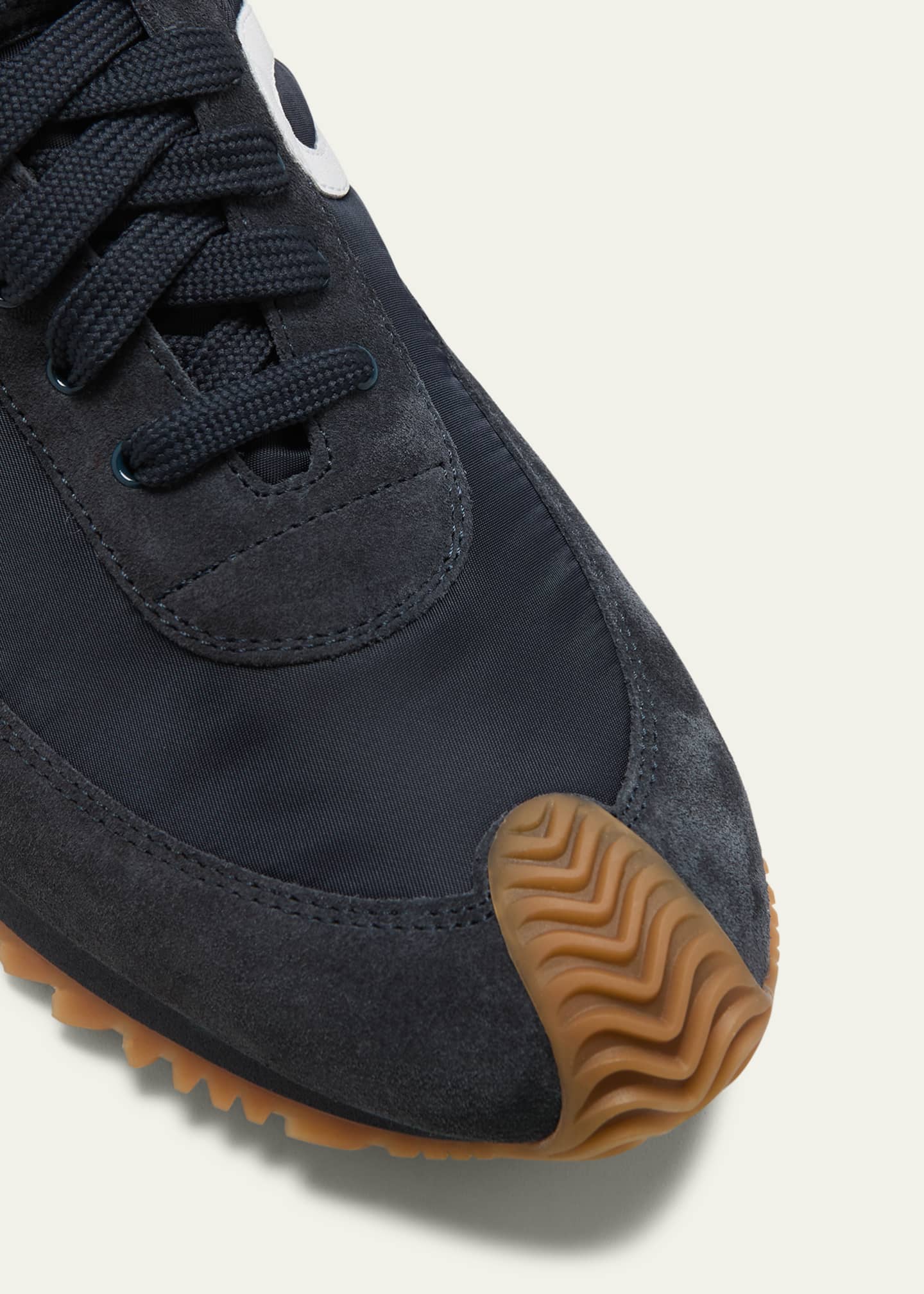 Loewe Men's Nylon and Suede Flow Runner Sneakers - Bergdorf Goodman