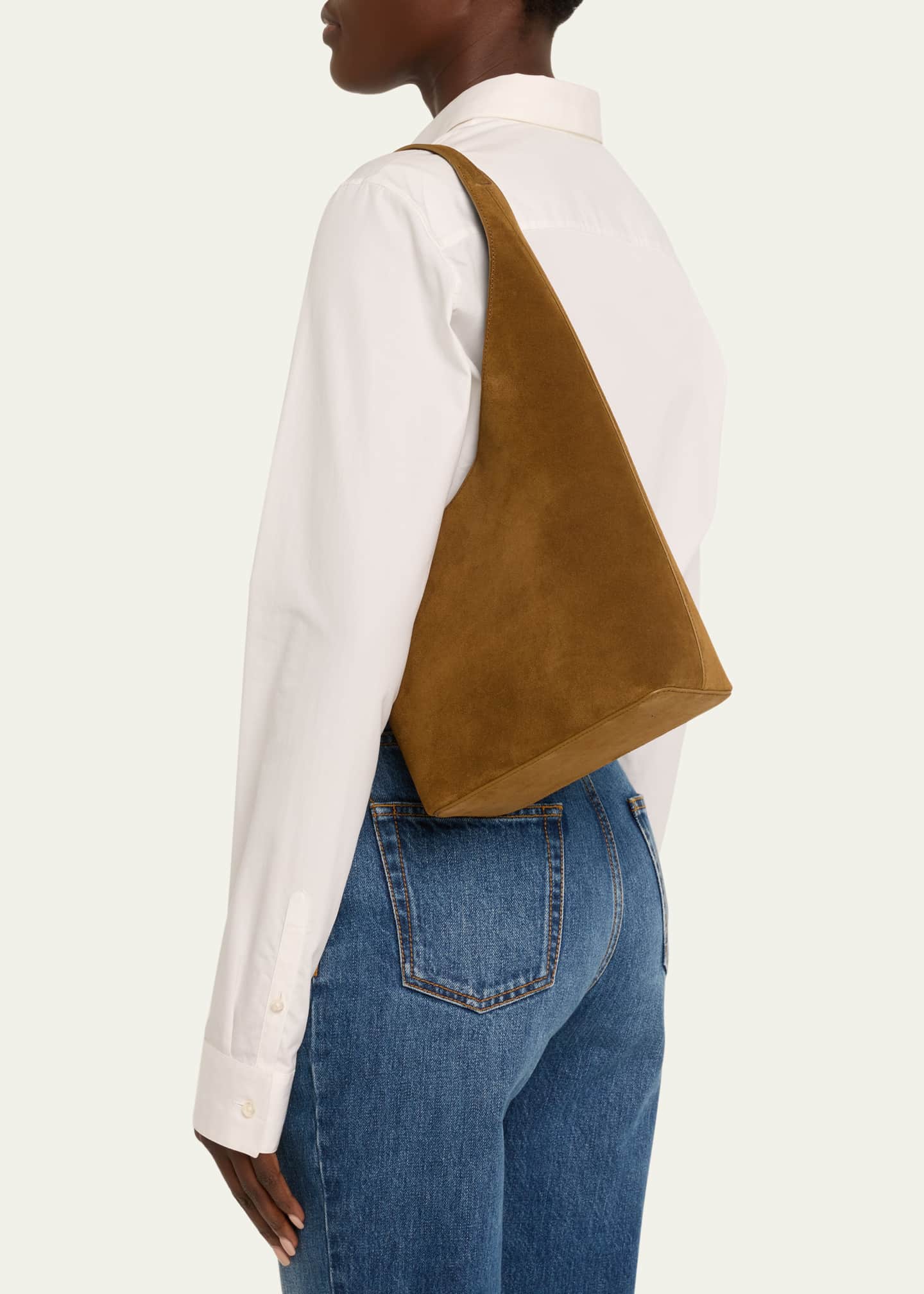 Aesther Ekme Demi Lune Suede Shoulder Bag - Bergdorf Goodman