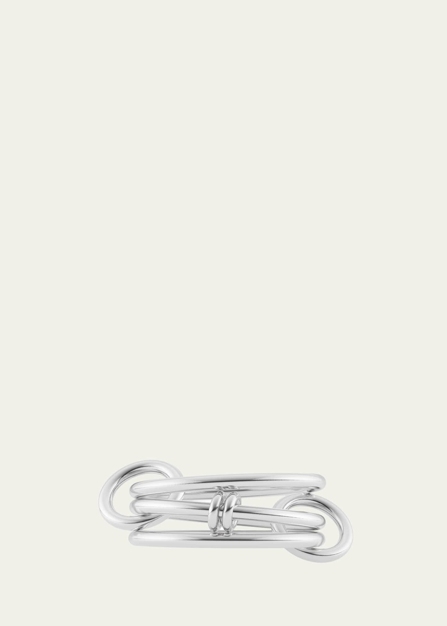 Spinelli Kilcollin Acacia Silver Three-Link Ring - Bergdorf Goodman