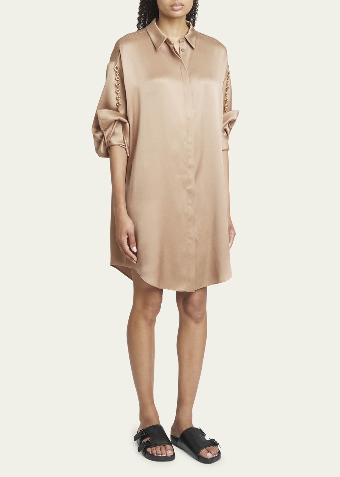 Loewe Ease Leather Dual-Buckle Slide Sandals - Bergdorf Goodman