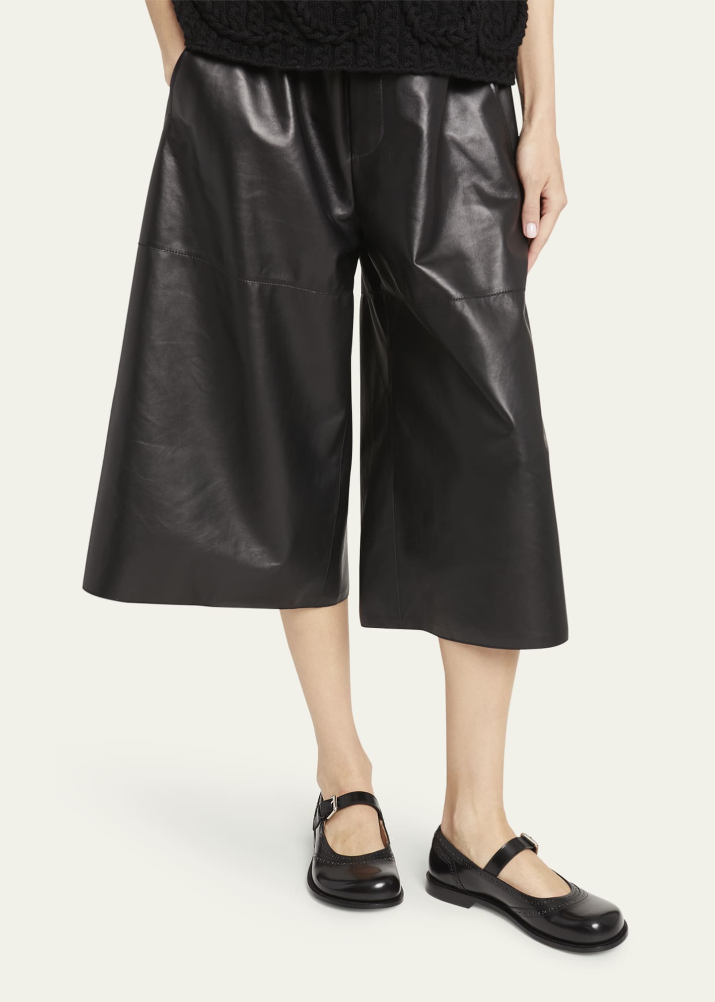 Loewe Campo Mary Jane Ballerina Flats - Bergdorf Goodman