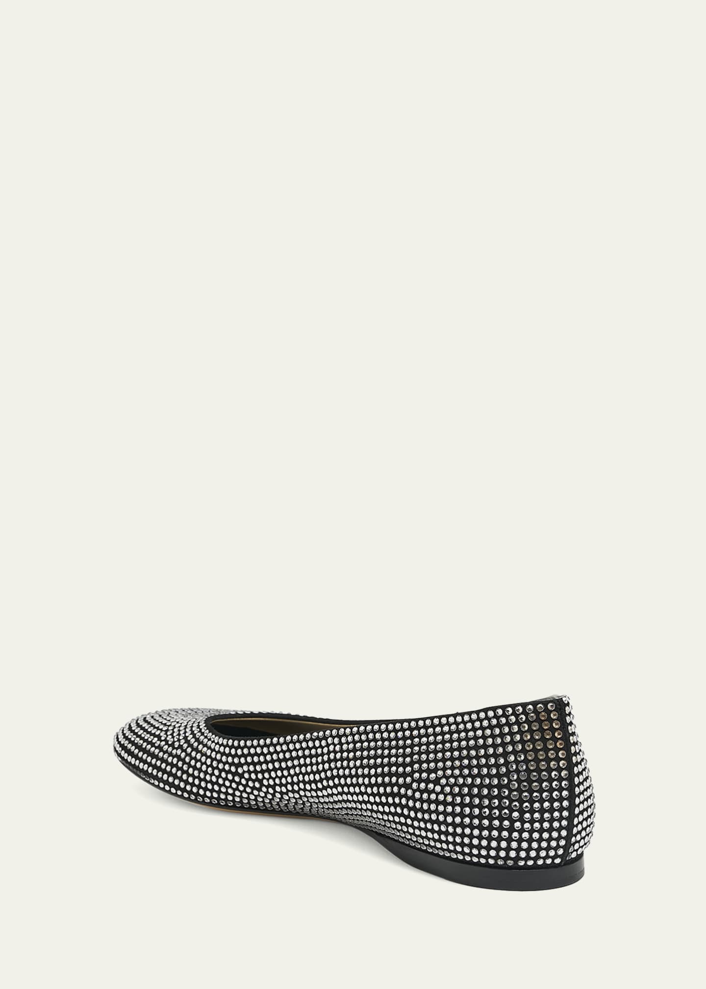 Loewe Toy Strass Leather Ballerina Flats - Bergdorf Goodman