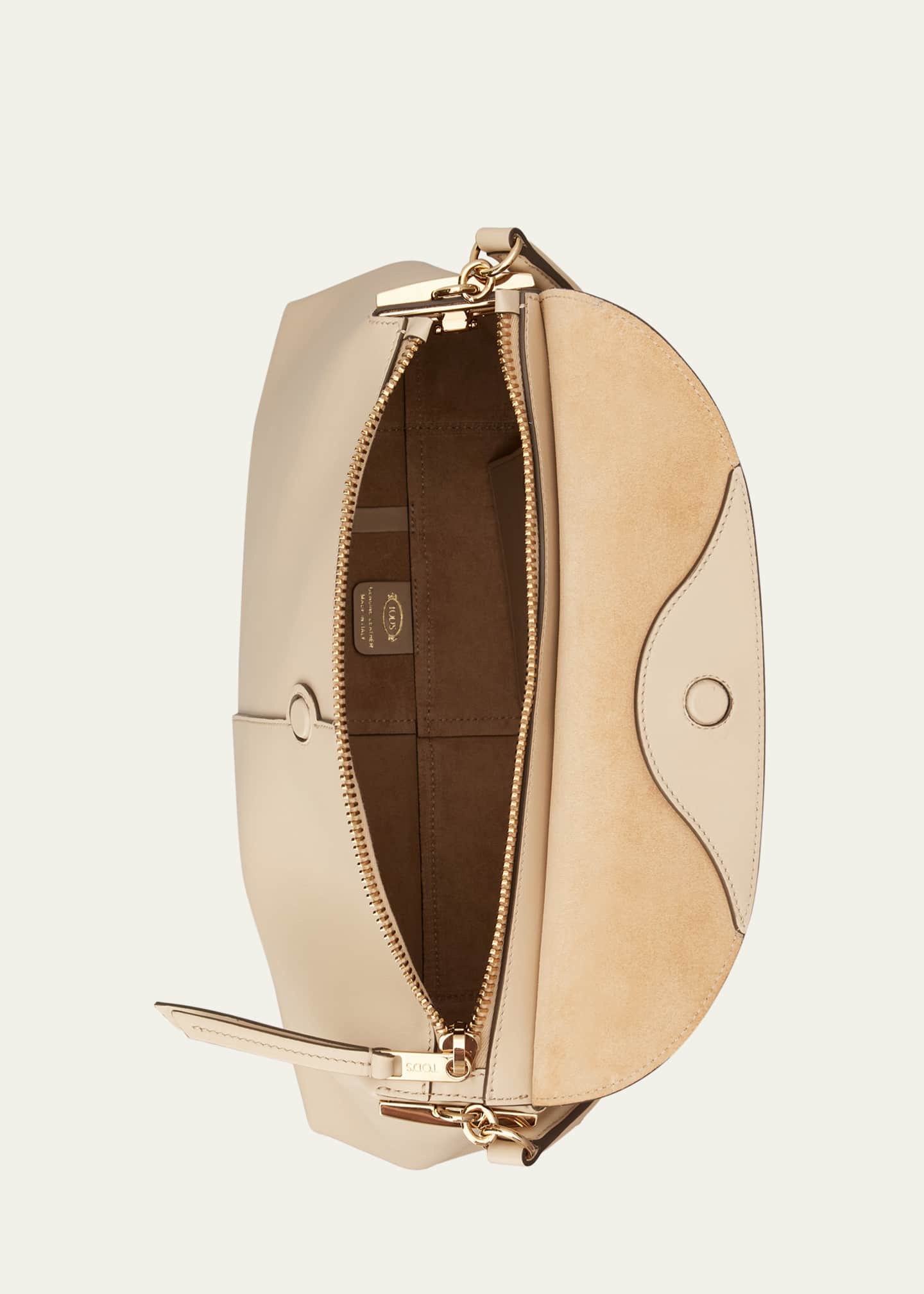 Tod's Fold-Over Flap Leather Tote Bag - Bergdorf Goodman