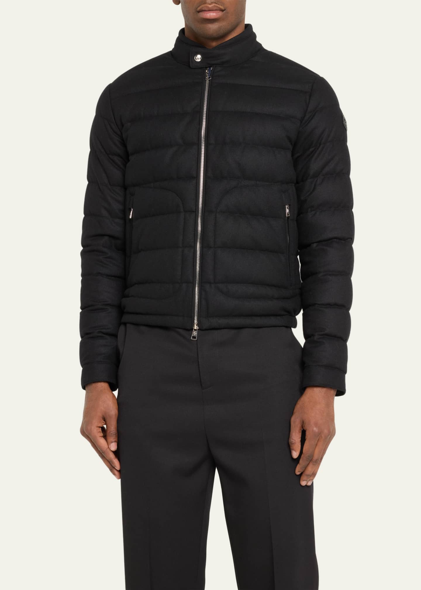 Moncler Men's Acorus Quilted Down Jacket - Bergdorf Goodman