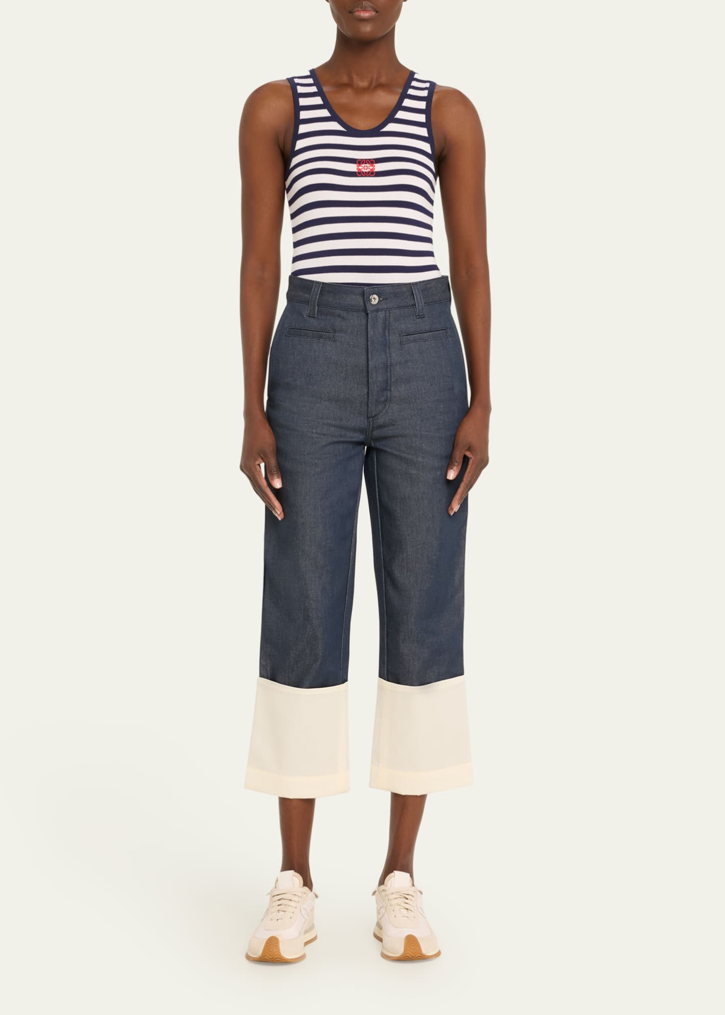 Loewe Striped Anagram Tank Top - Bergdorf Goodman