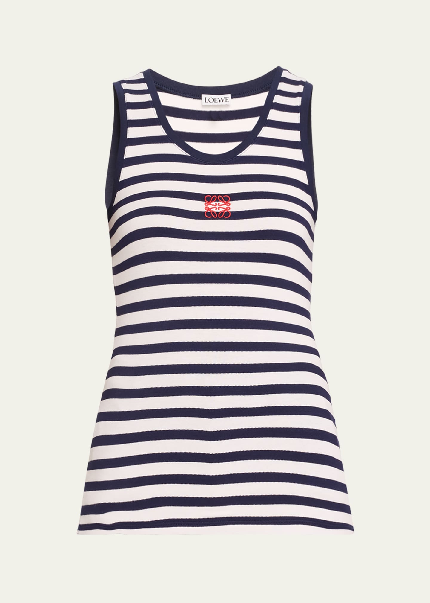 Loewe Striped Anagram Tank Top - Bergdorf Goodman