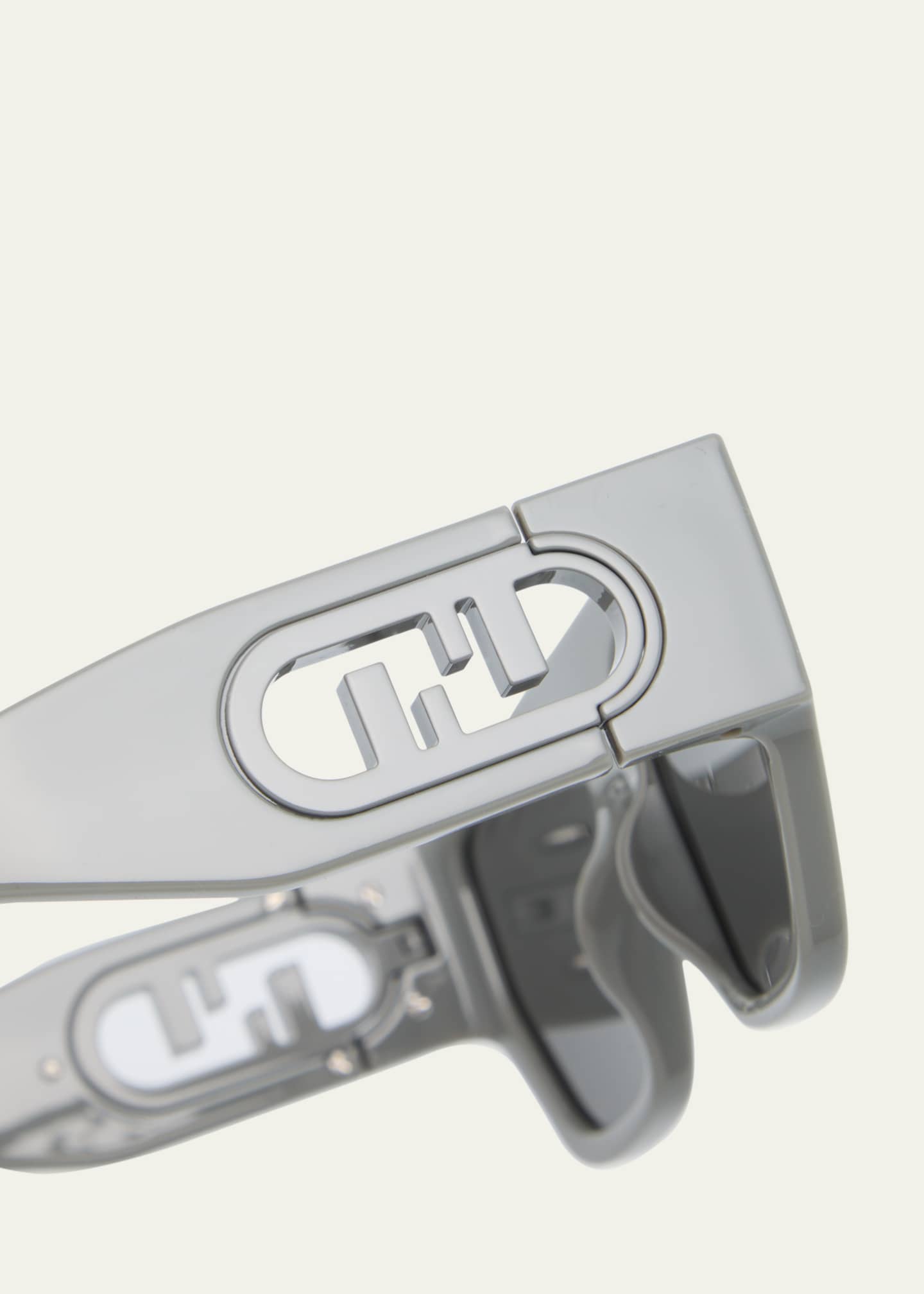 Chloe Wavy Acetate Rectangle Sunglasses - Bergdorf Goodman