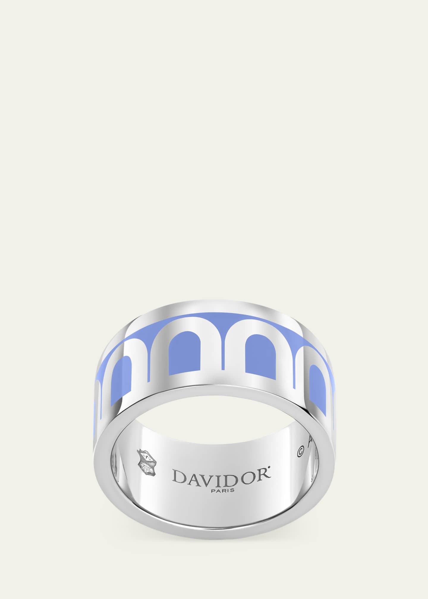 DAVIDOR L'Arc de DAVIDOR Ring GM in 18K White Gold with Hortensia ...