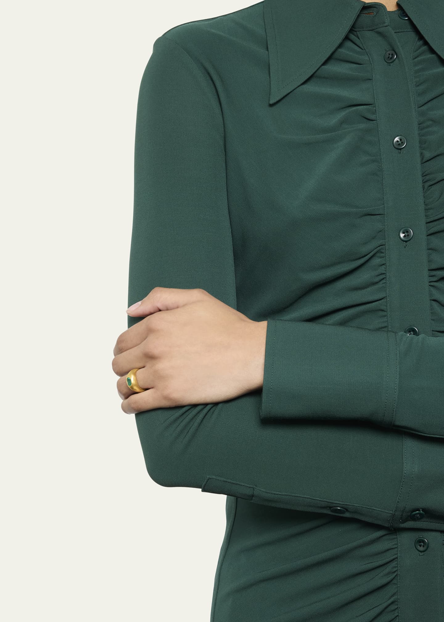 DARIUS Muzo Emerald Gem Signet Ring - Bergdorf Goodman