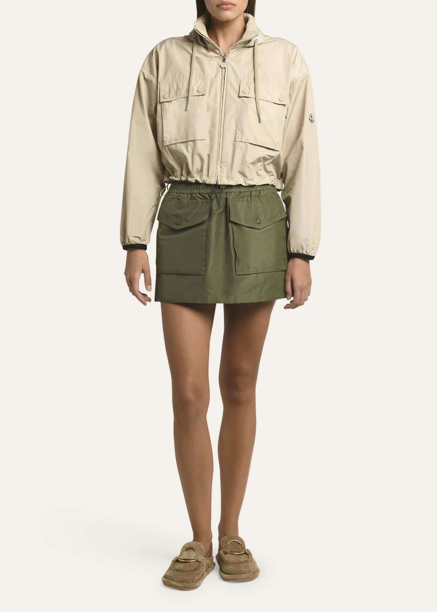 Moncler Leda Short Parka Jacket - Bergdorf Goodman